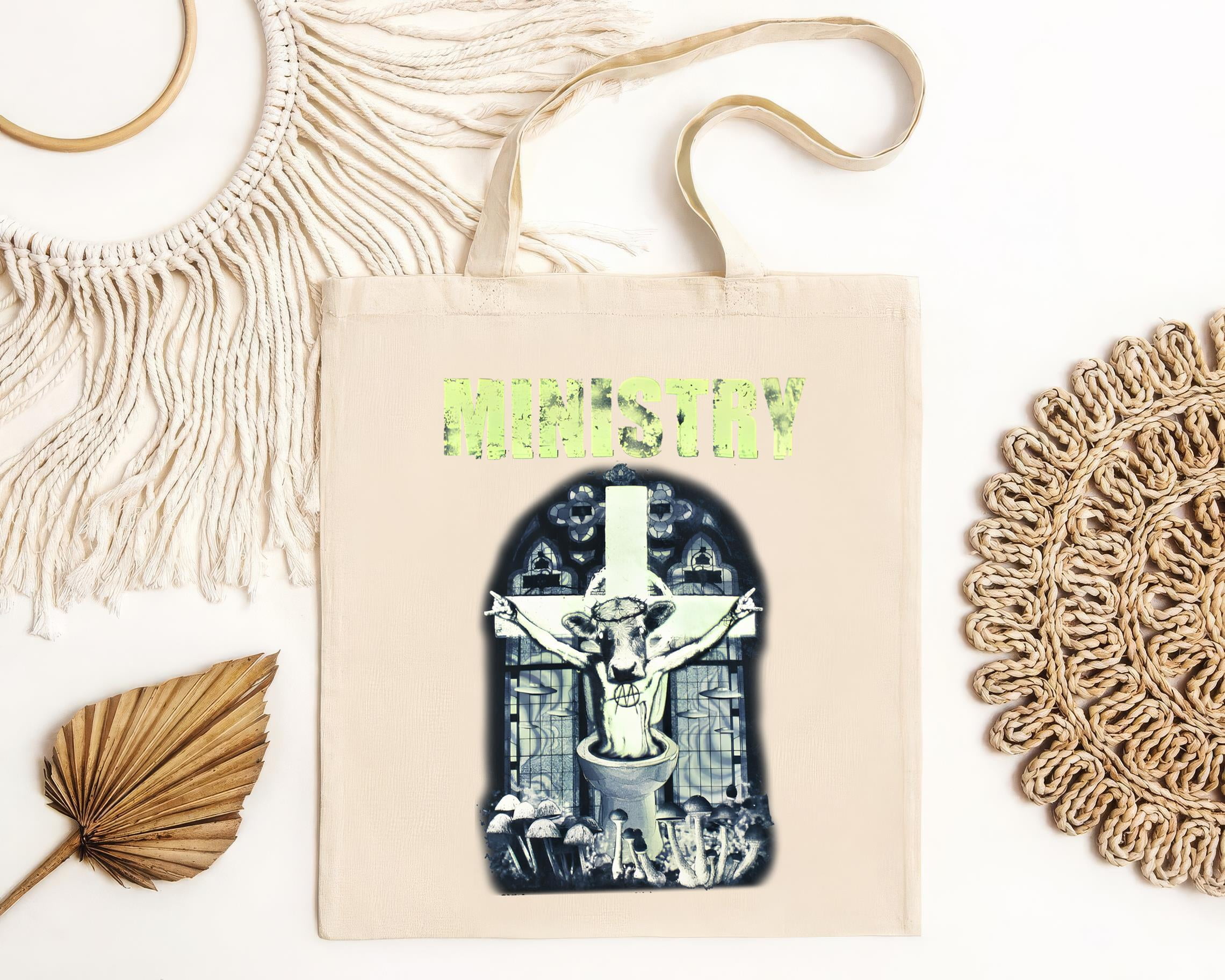 vintage Ministry Band Album Tour Men T-Bag Black All s RE59-TH42486 ...