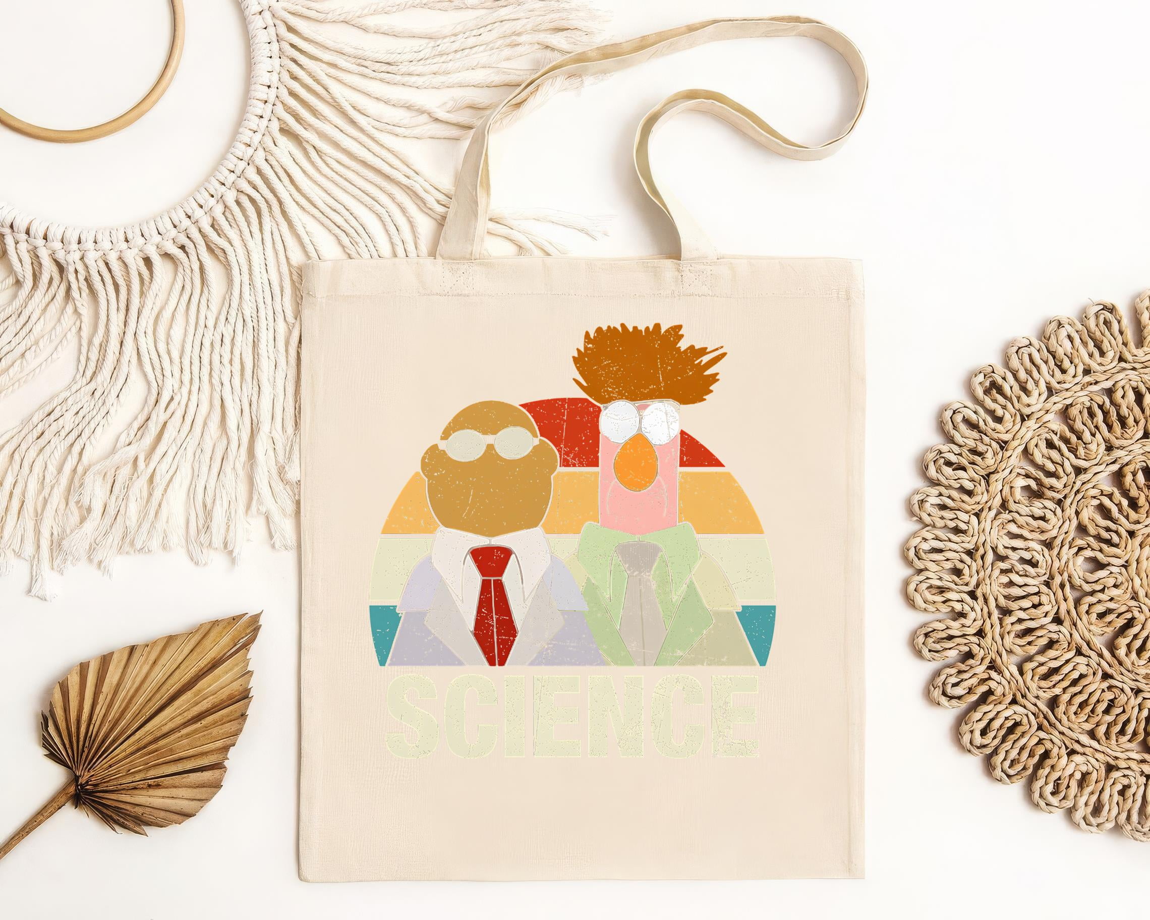 vintage Muppets Science Bunsen And Beaker Tote Bag, Funny Science Bag ...