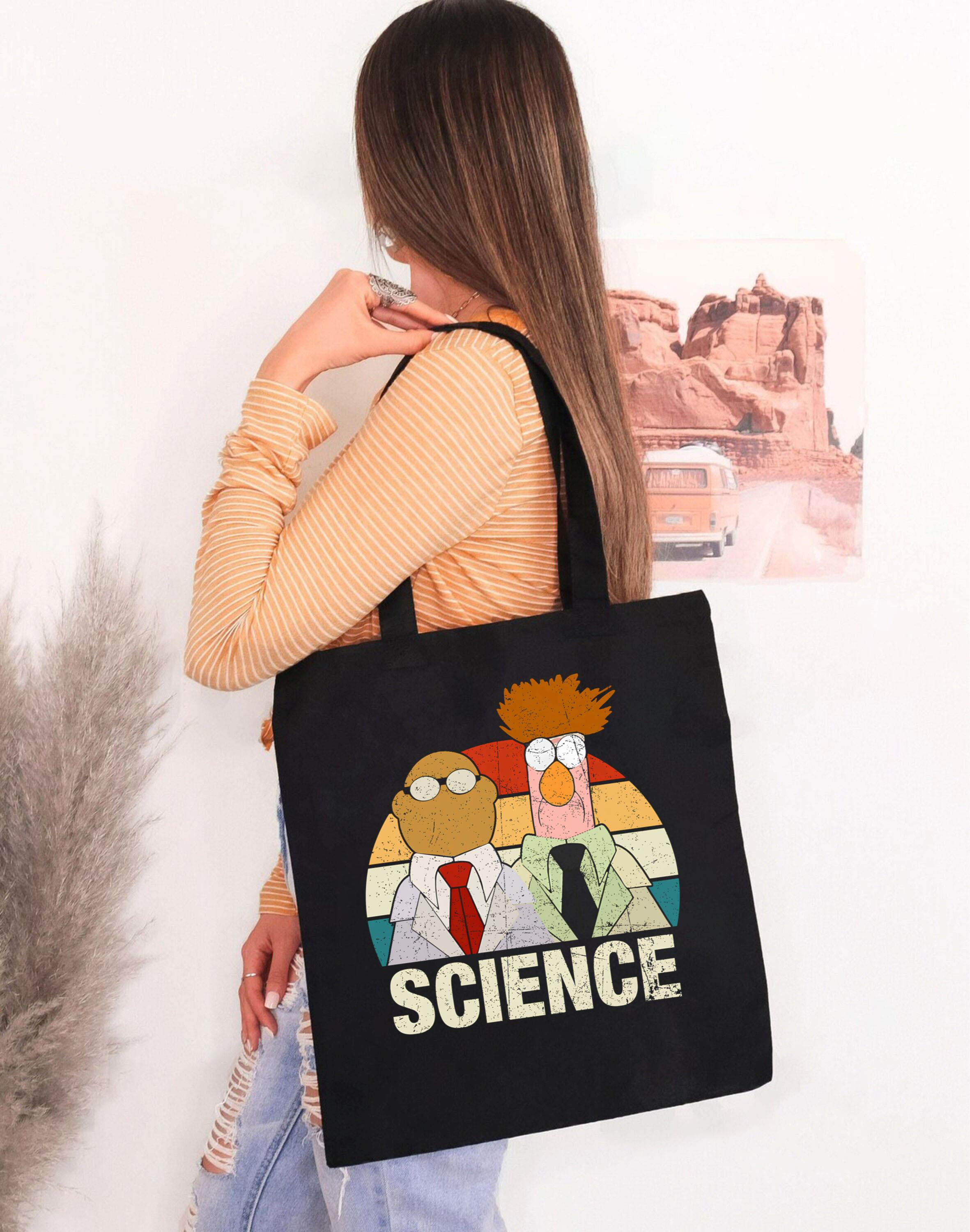 vintage Muppets Science Bunsen And Beaker Tote Bag, Funny Science Bag ...