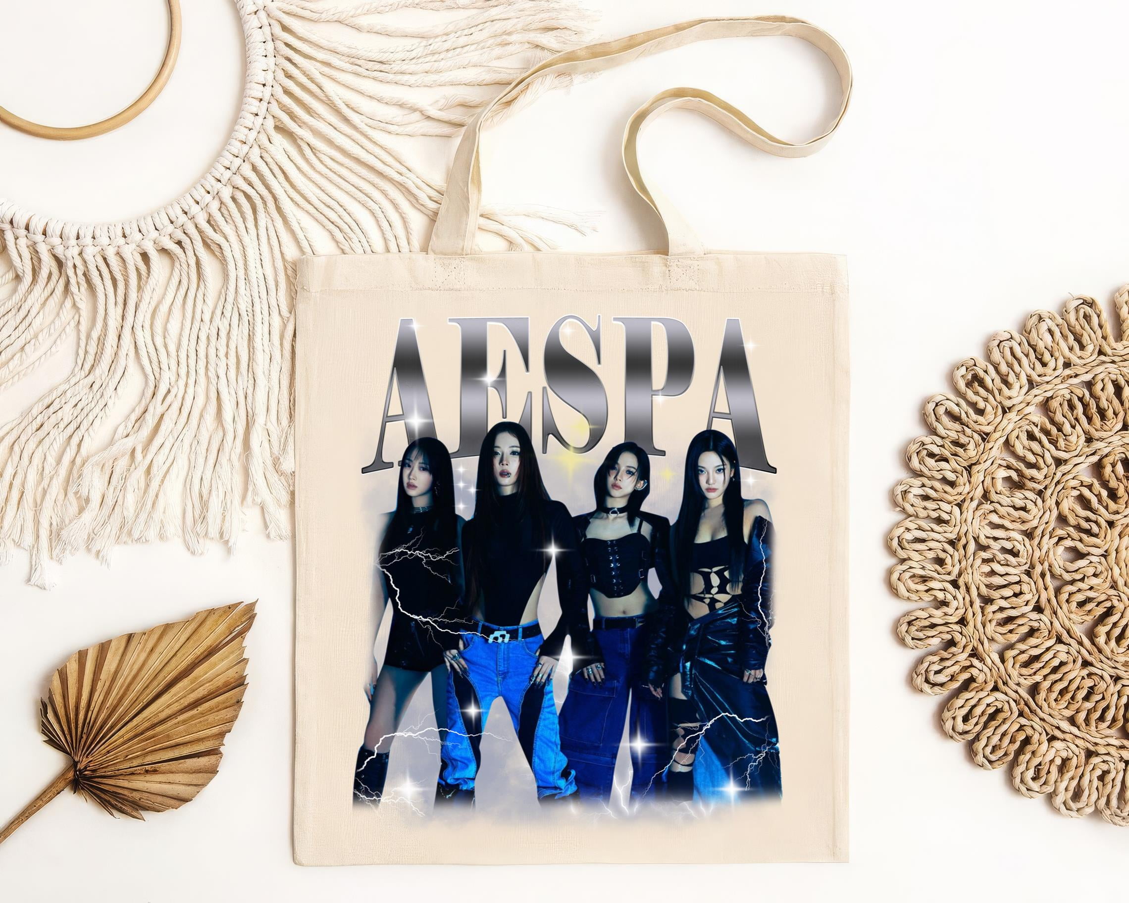vintage Musician AESPA Bag aespa Homage aespaRetro aespa Graphic 90s ...