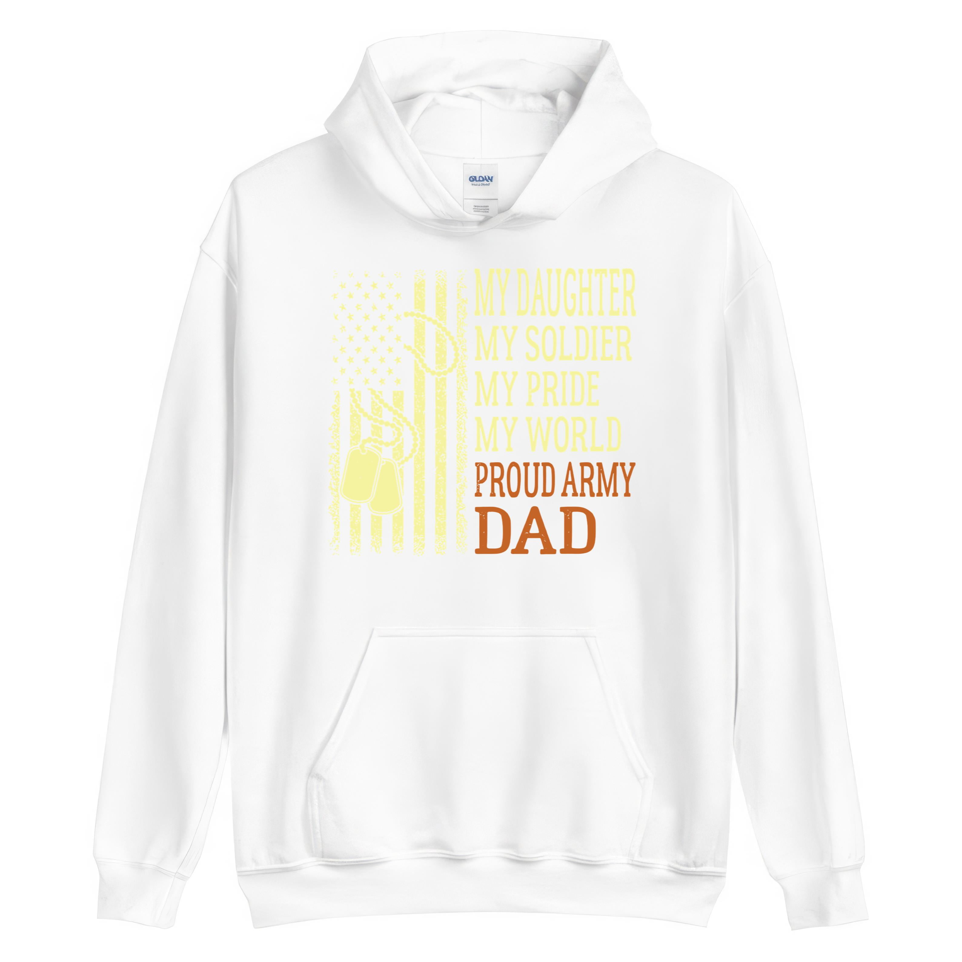 vintage My Daughter My Soldier Proud Army Dad Pride Military Father ...