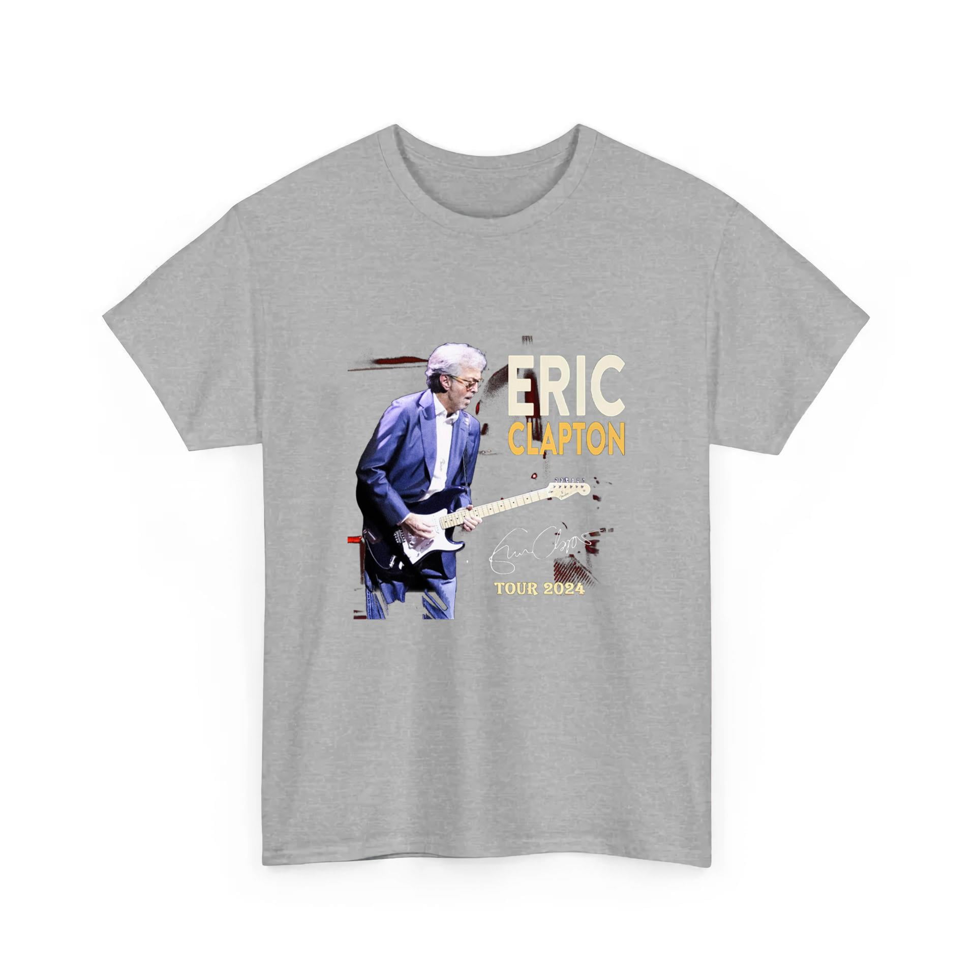 vintage NEW Eric Clapton 2024 tour Music Black All Size Shirt KH12 ...