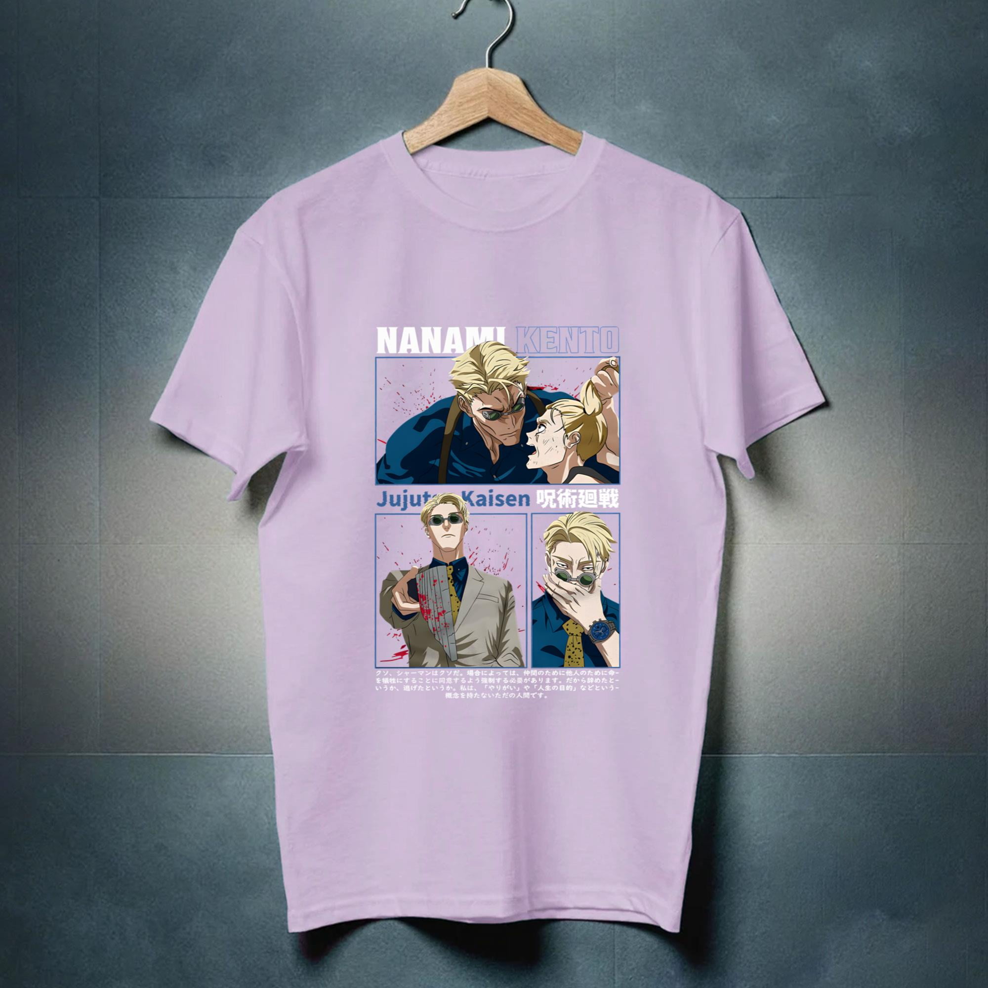 vintage Nanami Kento Jujutsu Kaisen T-Shirt Gojo Satoru Anime Japanese ...