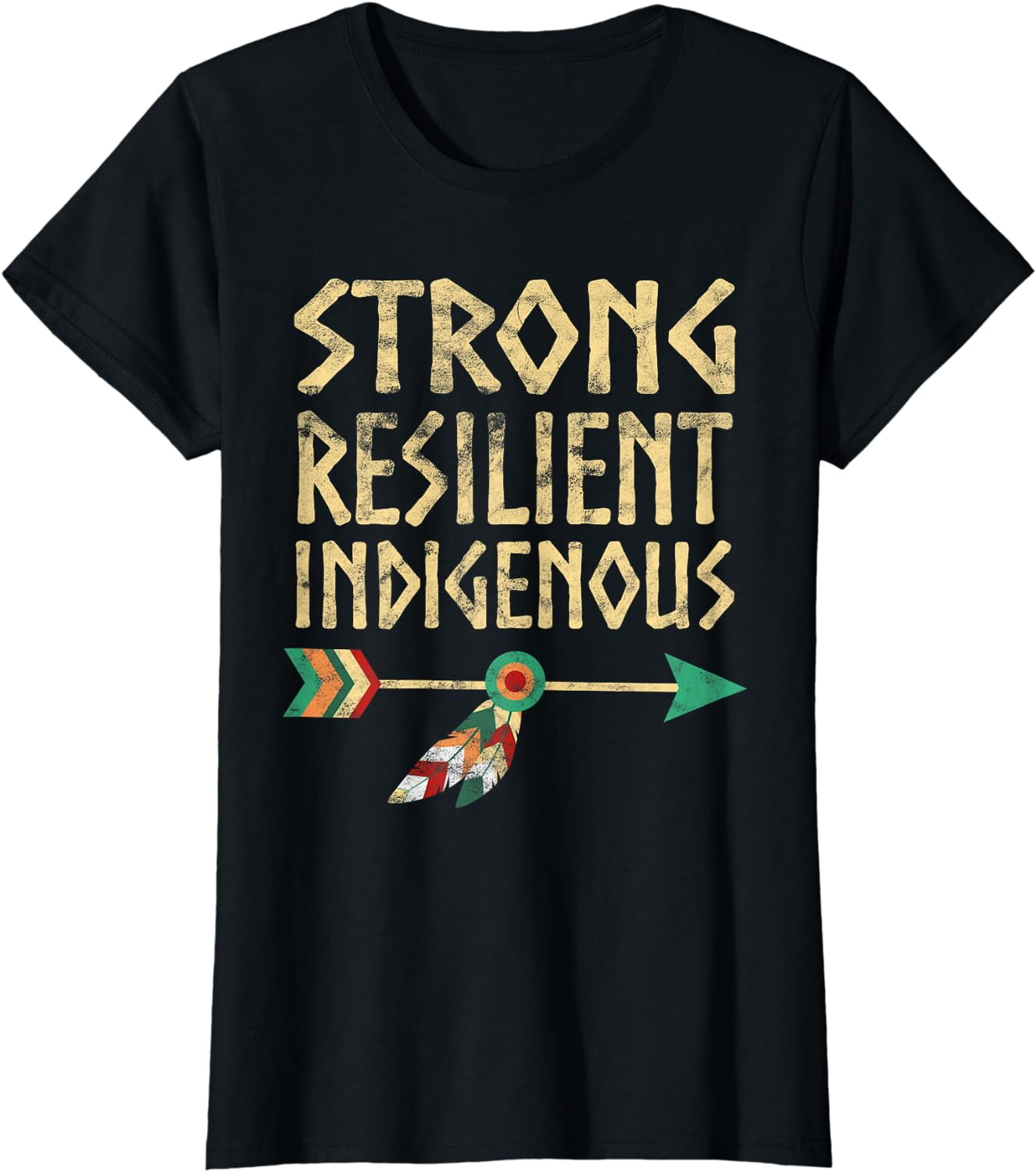vintage Native American Strong Resilient Indigenous women T-Shirt ...