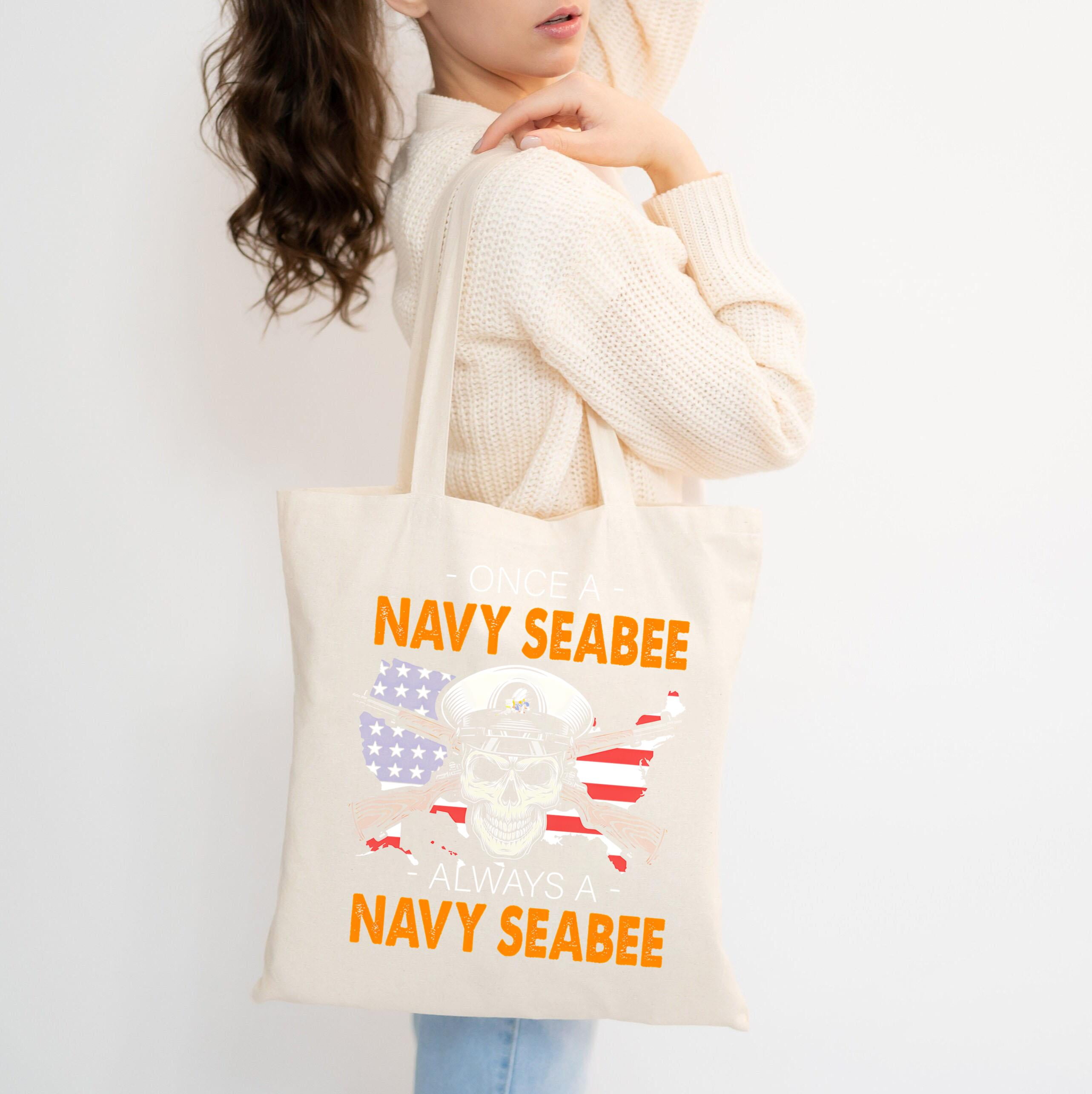 vintage Navy Seabee Bag Navy Seabee Tote Bag Navy Seabee Hoodie Navy ...