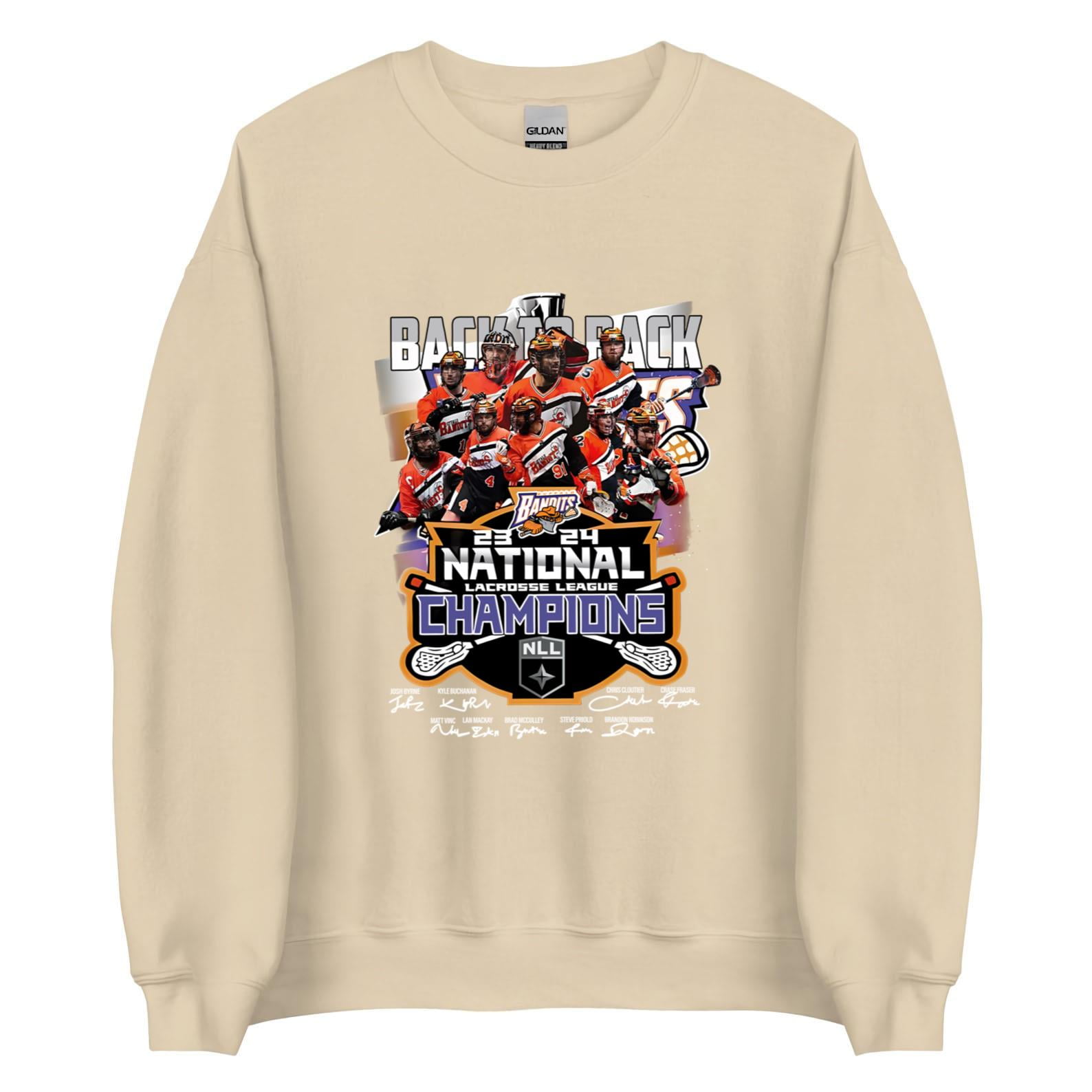 vintage New Arrival! Back To Back Buffalo Bandits 2023-2024 Nll Champions T-shirt-TH30590 ...