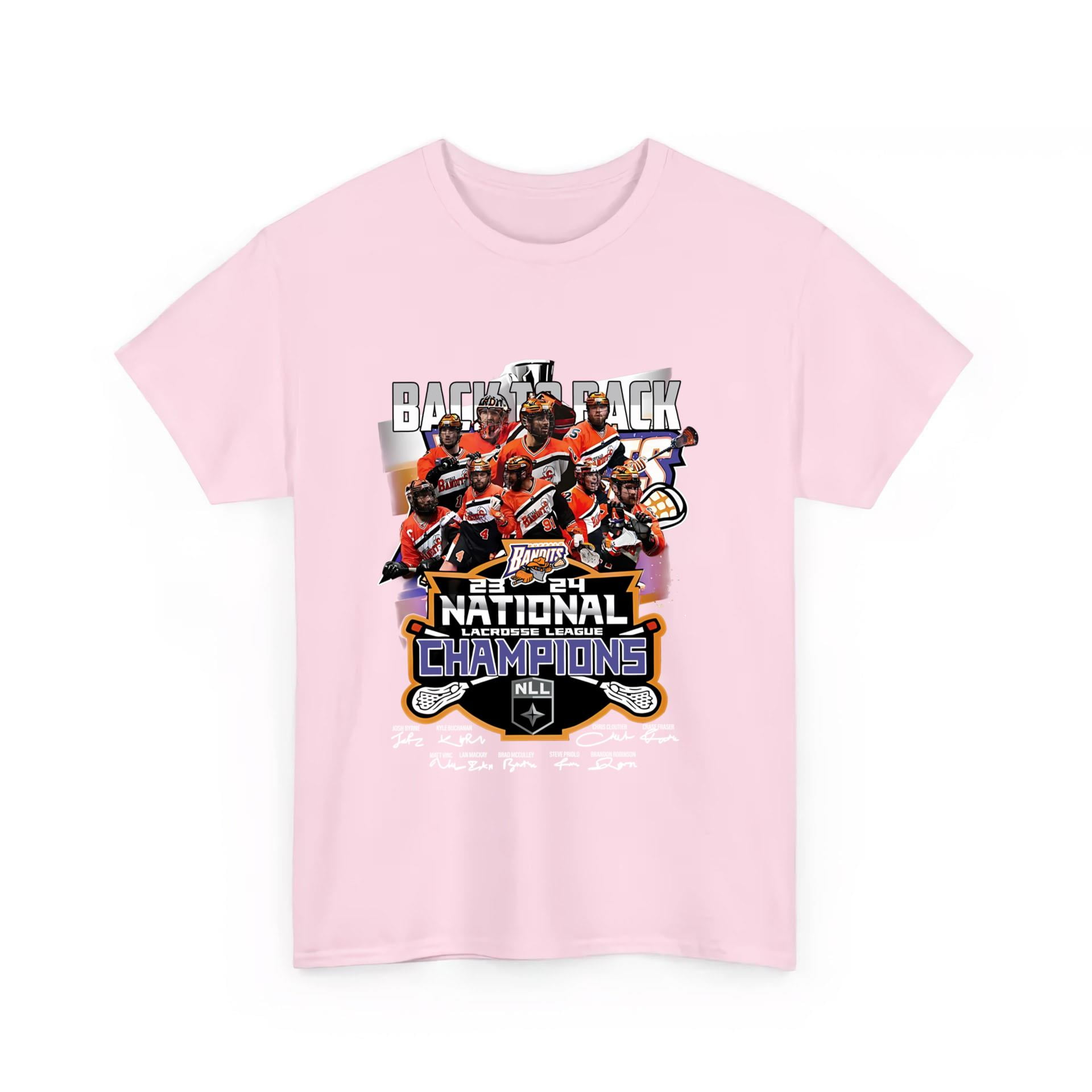 vintage New Arrival! Back To Back Buffalo Bandits 2023-2024 Nll Champions T-shirt-TH30590 ...