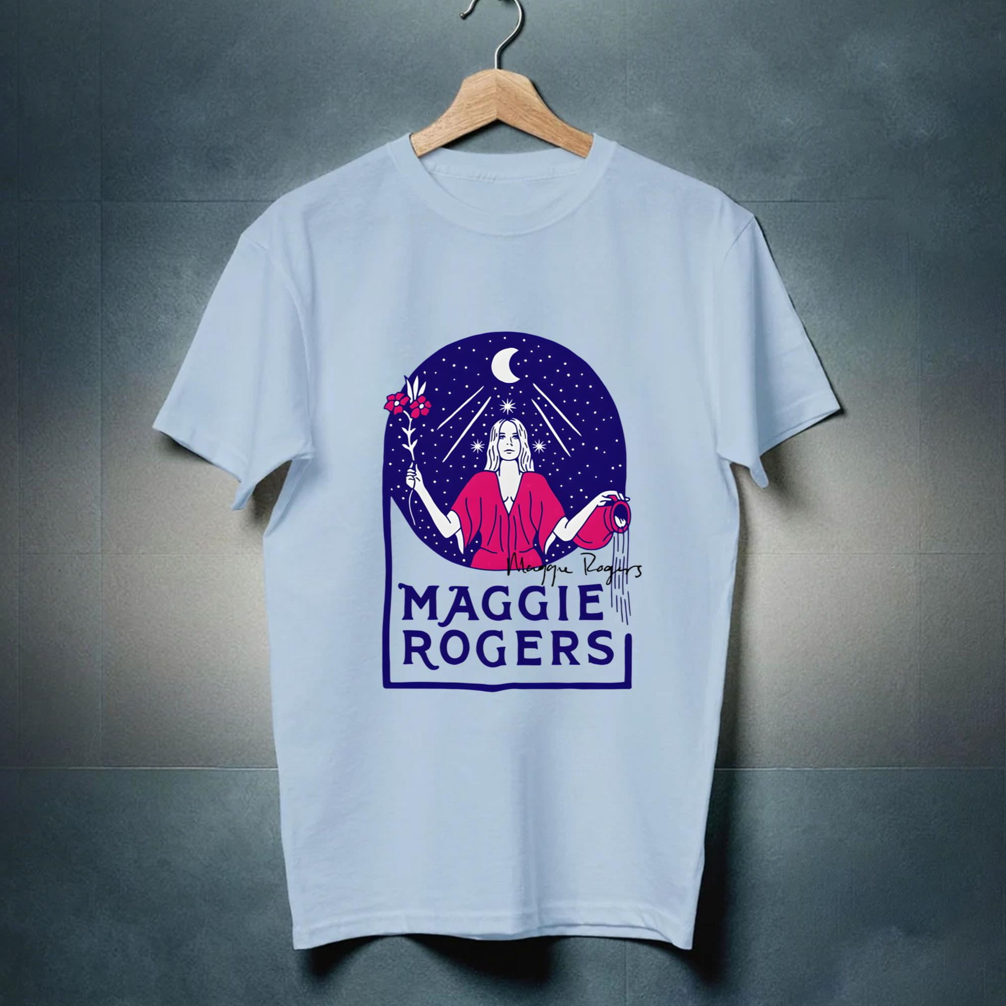 vintage New Rare Maggie Rogers Signature Shirt For Men Cotton White ...