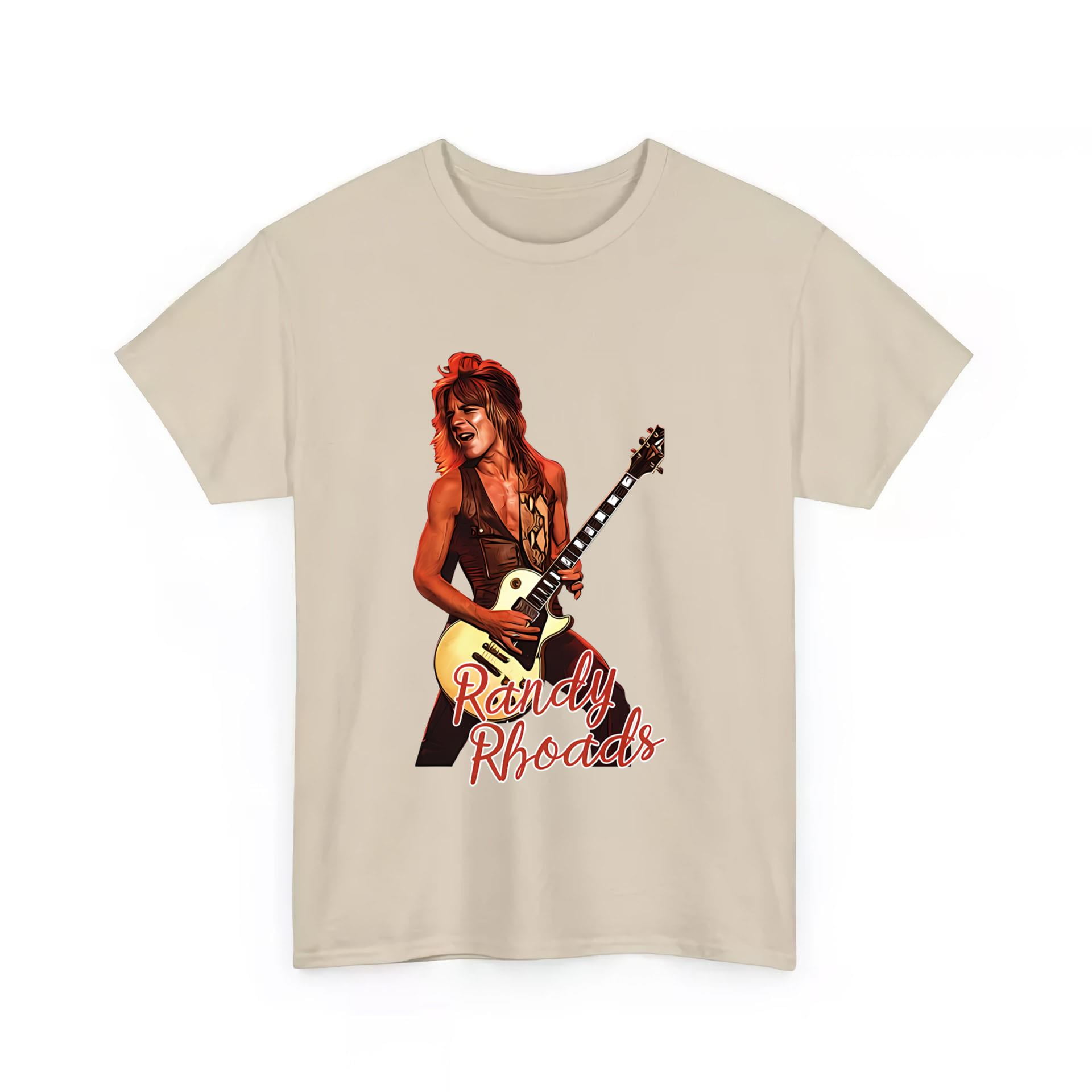 vintage New Rare Randy Rhoads World Tour Gift Family Cotton Black T ...