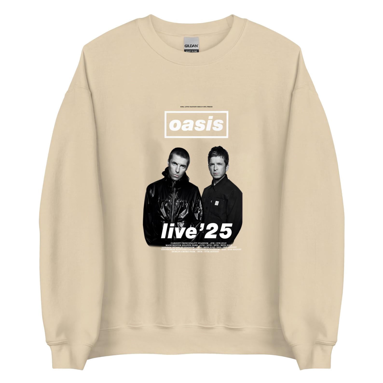 vintage Oasis Band Reunion Tour 2025 Shirt-TH25978 - Walmart.com
