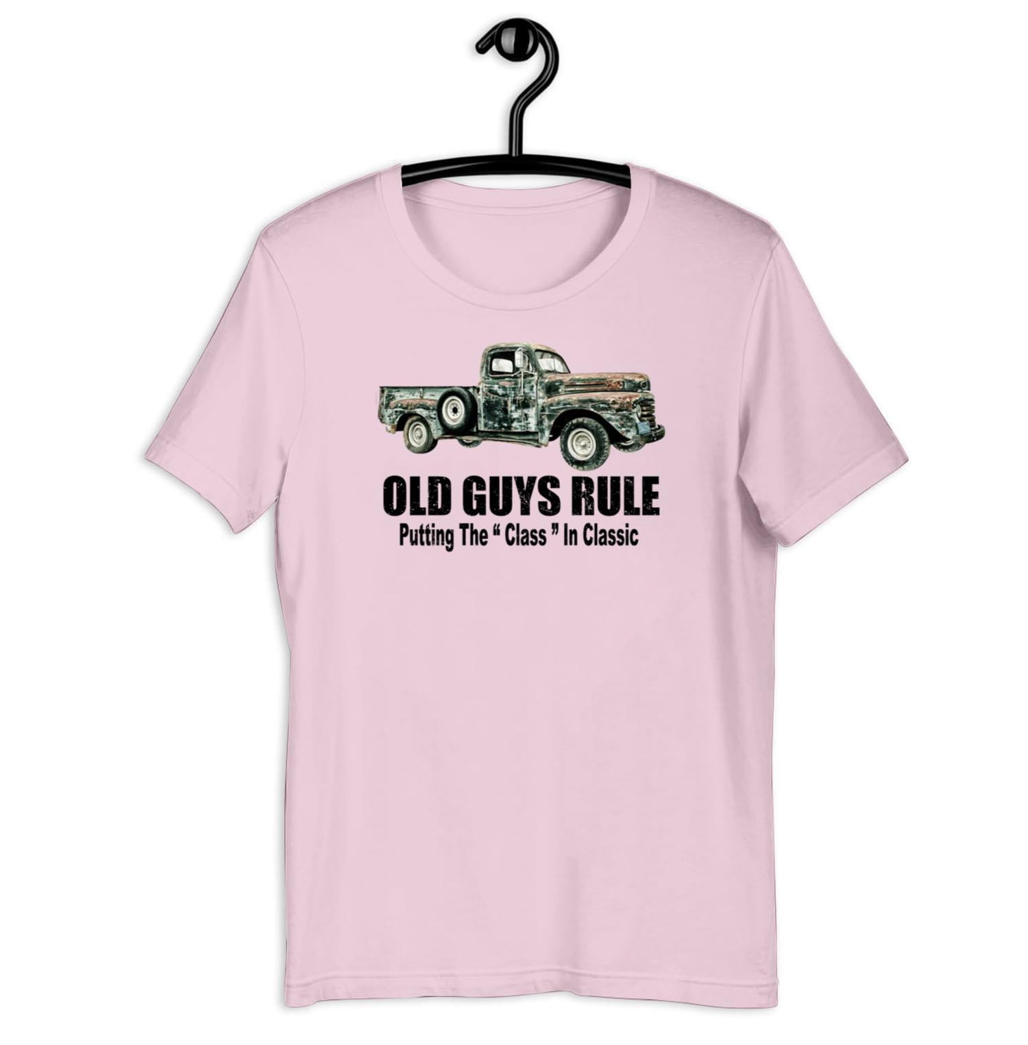 vintage Old Guy Rules Putting The Class in Classic Funny Car Quote Vintage Men's T-Shirt-TH2501 ...