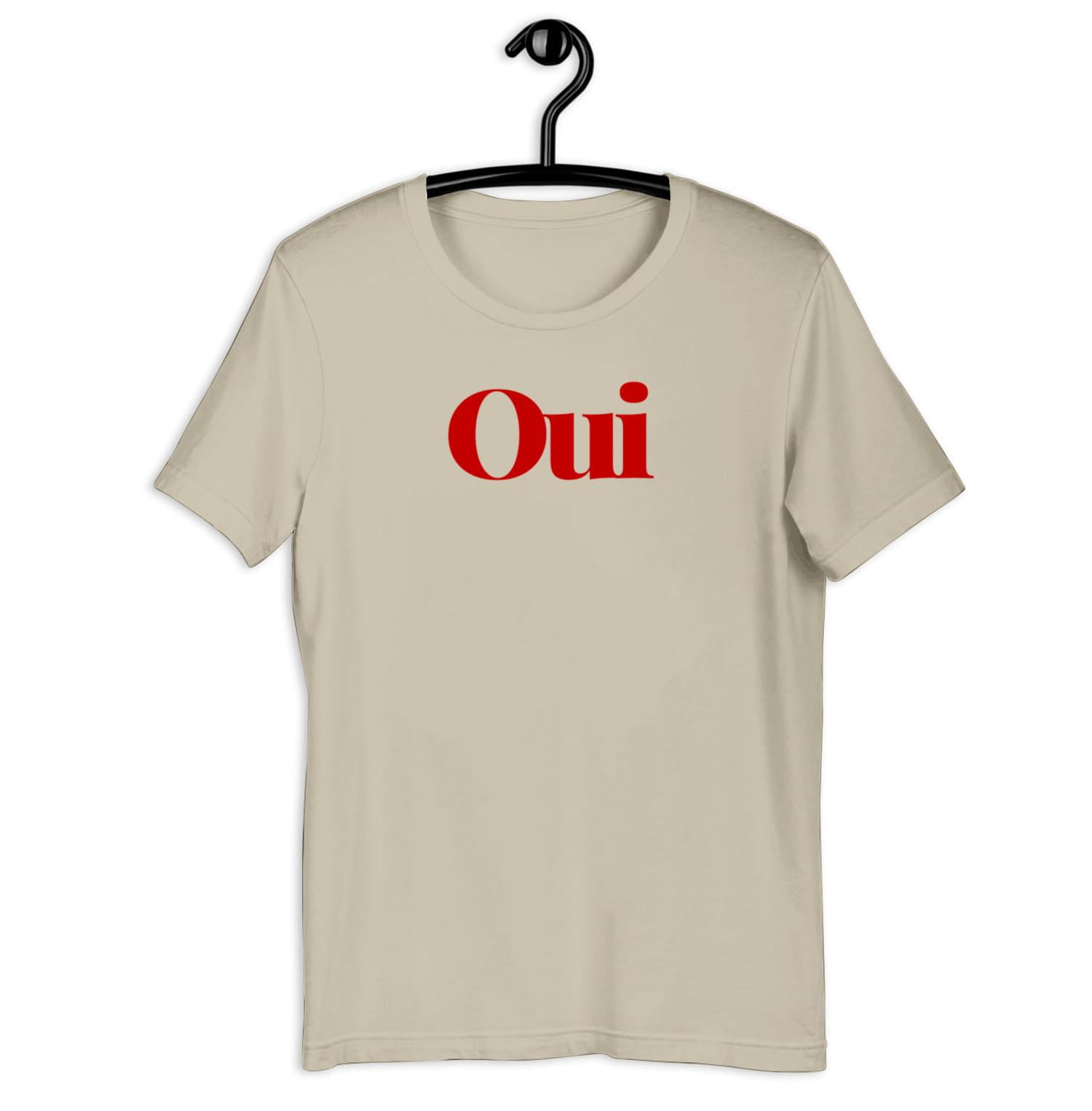 vintage Oui shirt, French slogan tshirt, cute yes T-shirt, France ...