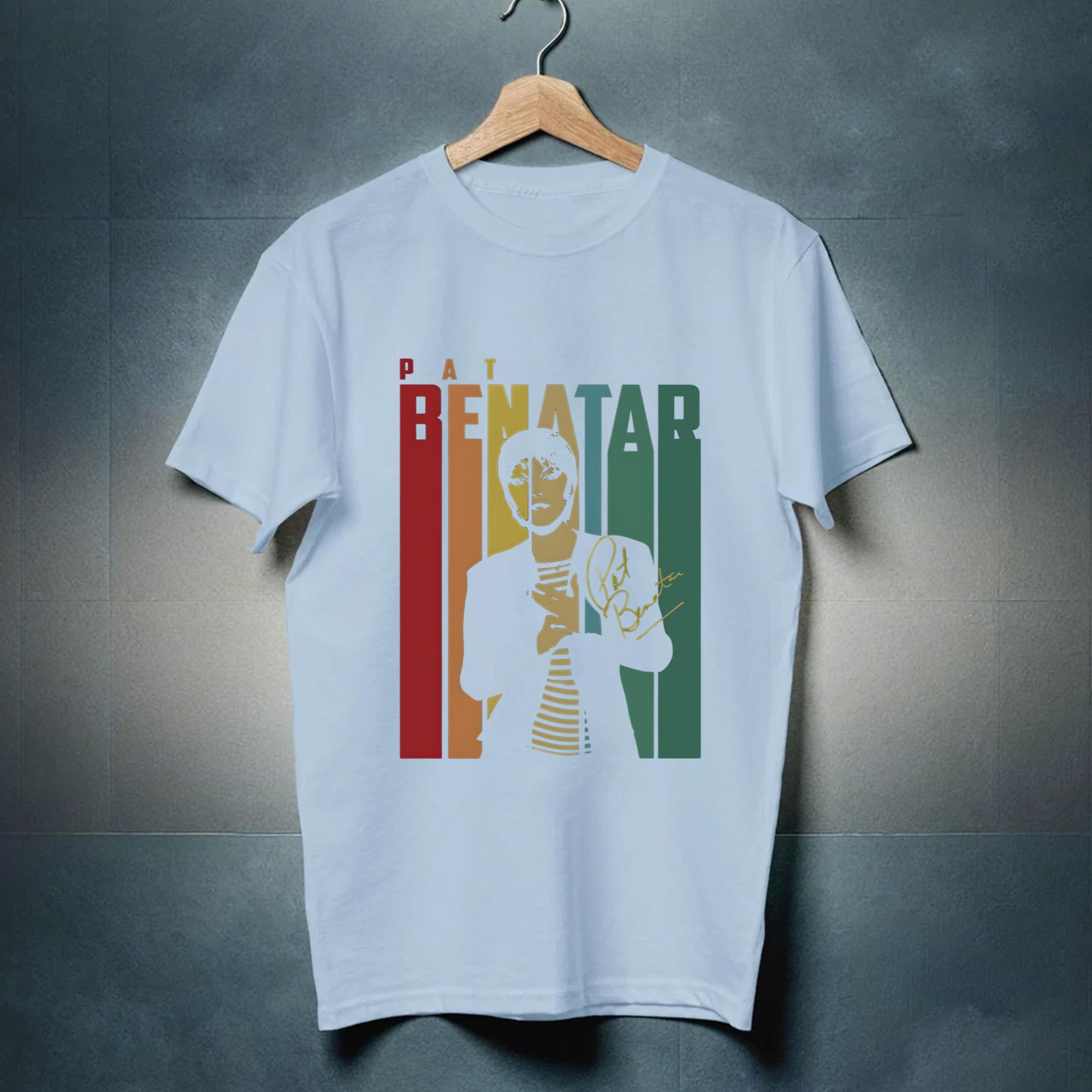 vintage Pat Benatar signed Men T-shirt Black Short Sleeve S-5XL Shirt ...