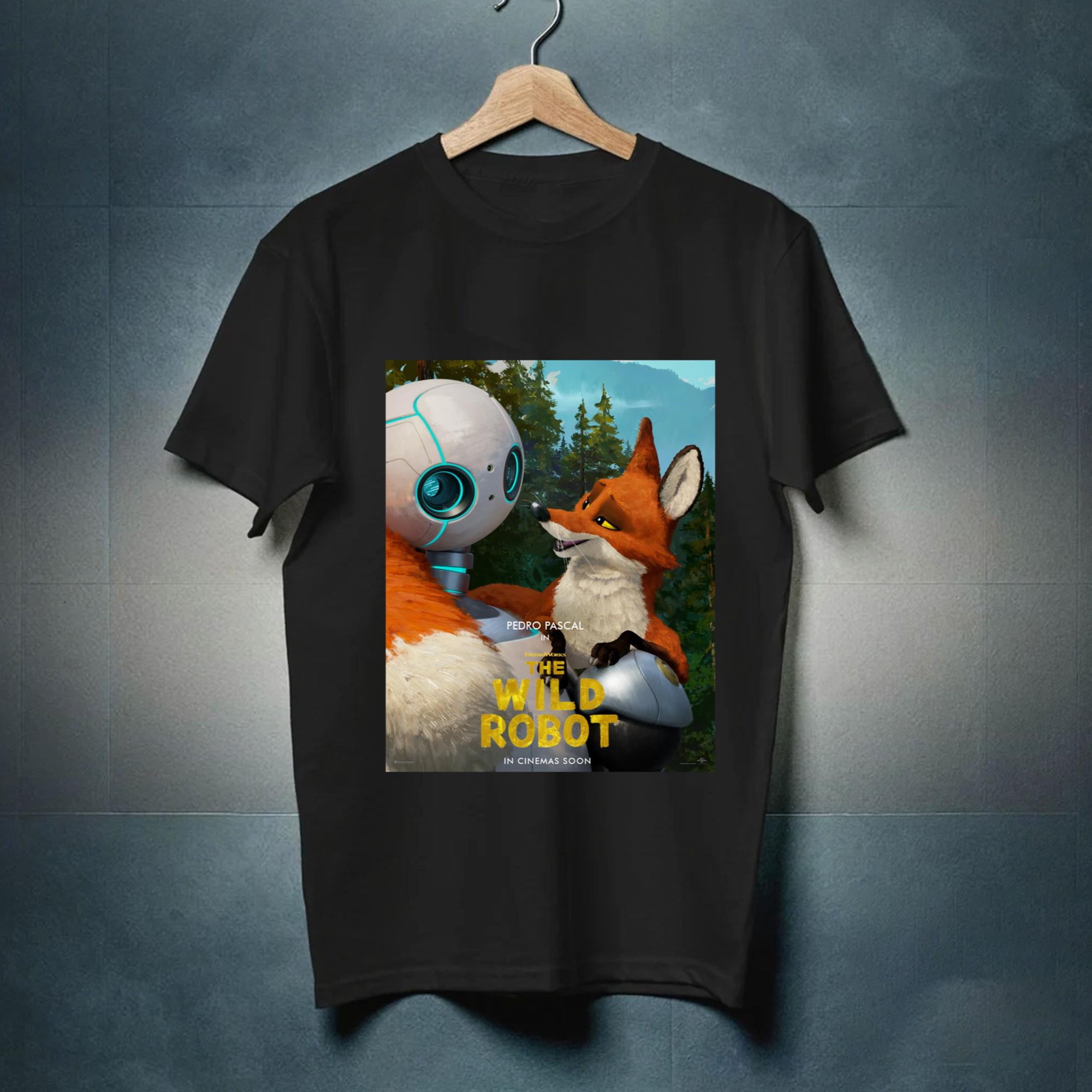 vintage Pedro Pascal Posters For Dreamworks The Wild Robot Releasing In ...