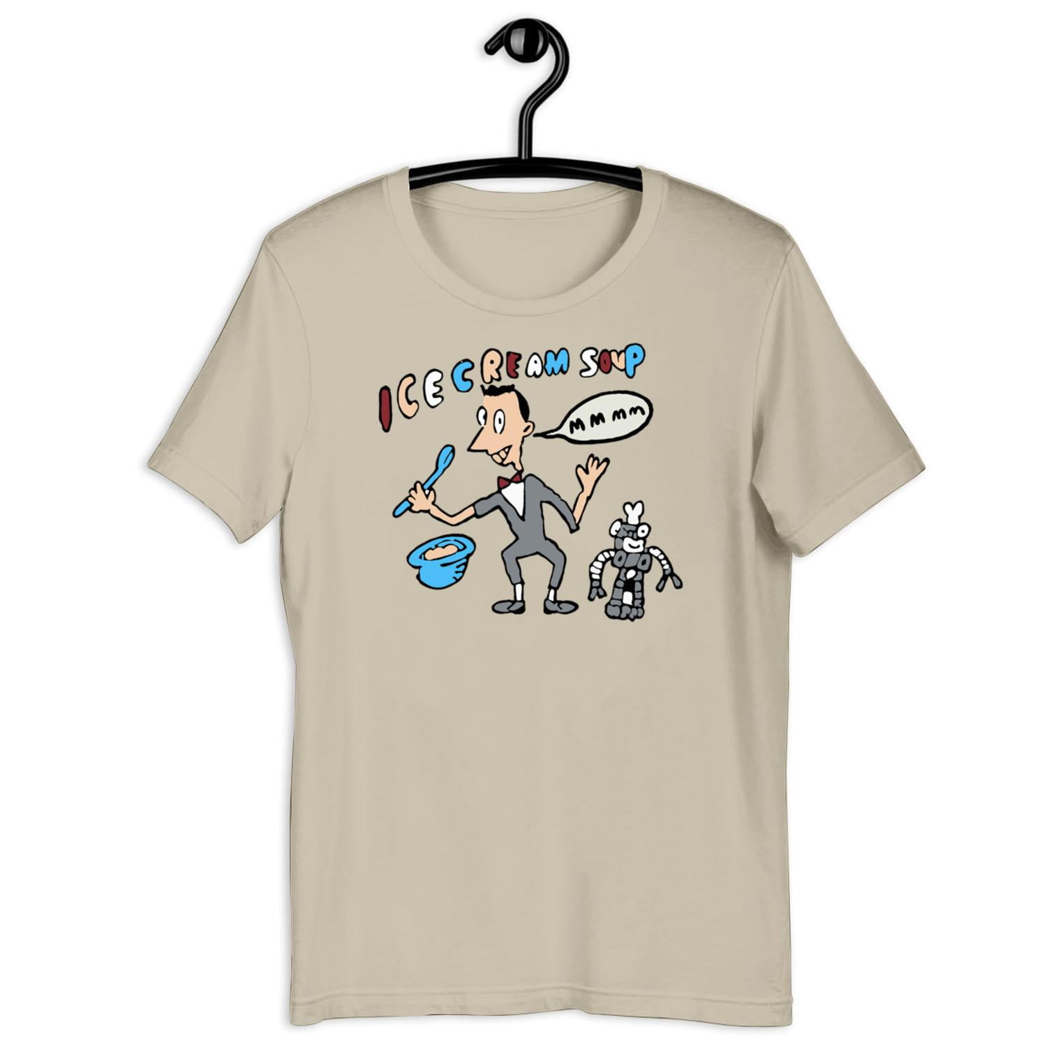vintage Pee Wee Herman Shirt Pee Wees Ice Cream Soup Shirt 80s ...