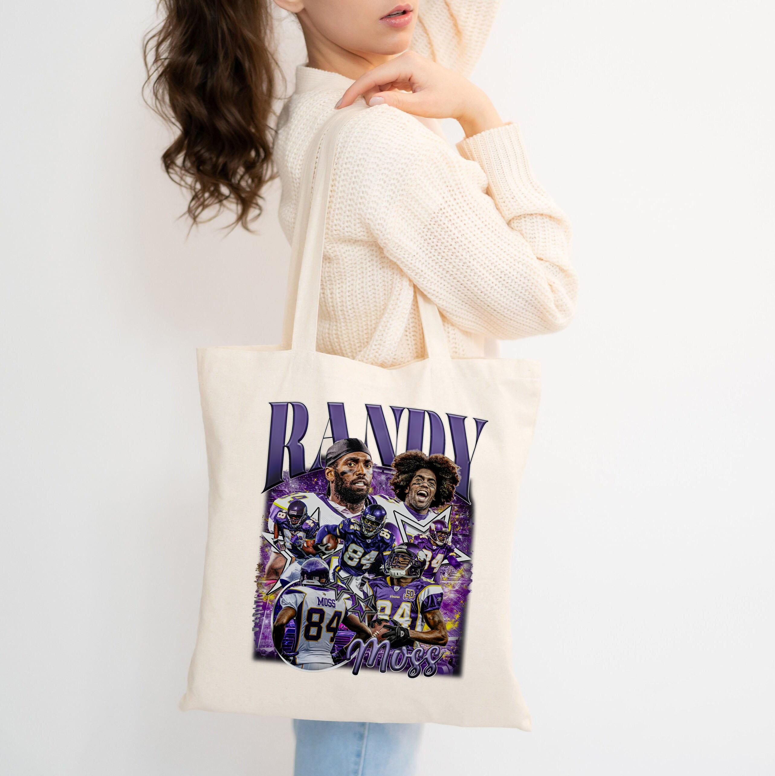 vintage Randy Moss Vintage Bootleg Tote Bag, 90s Retro Randy Moss ...