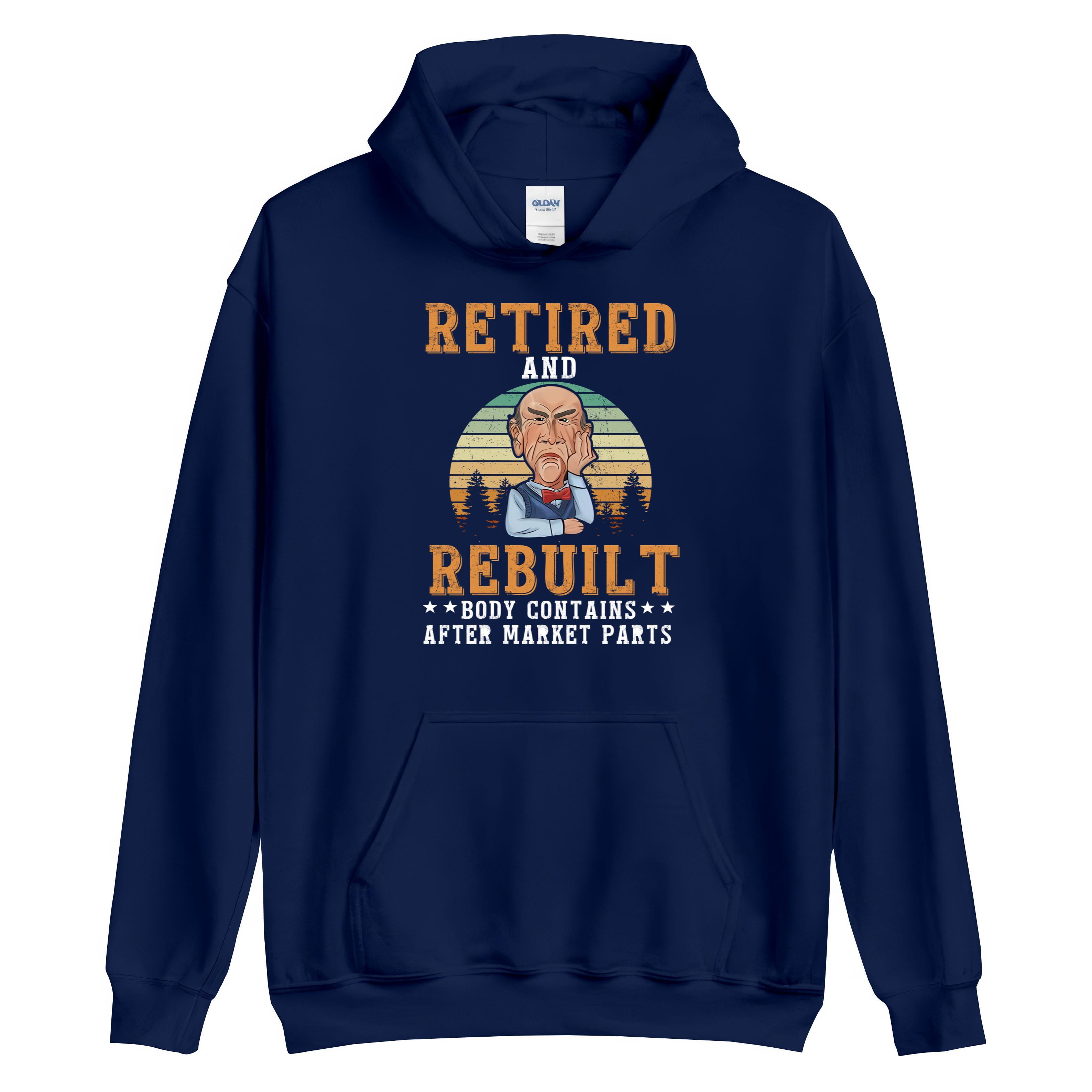 vintage Retro Retired And Rebuilt T-Shirt-TH34699 - Walmart.com