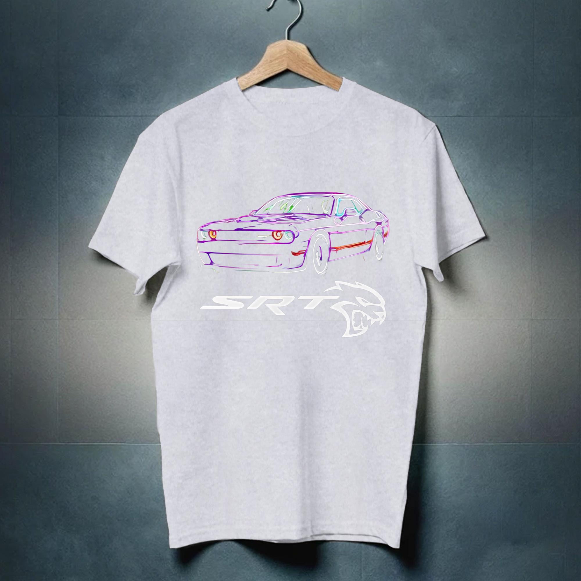 vintage SRT Challenger Hellcat Neon Design Tshirt NEW FREE SHIP-TH23533 ...