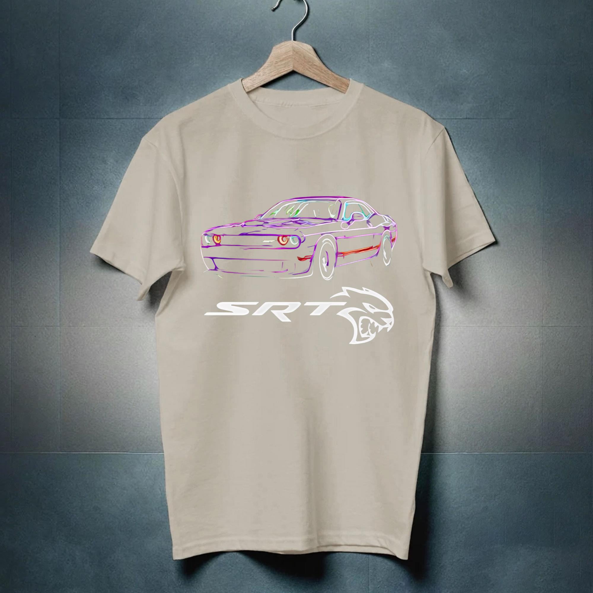 vintage SRT Challenger Hellcat Neon Design Tshirt NEW FREE SHIP-TH23533 ...