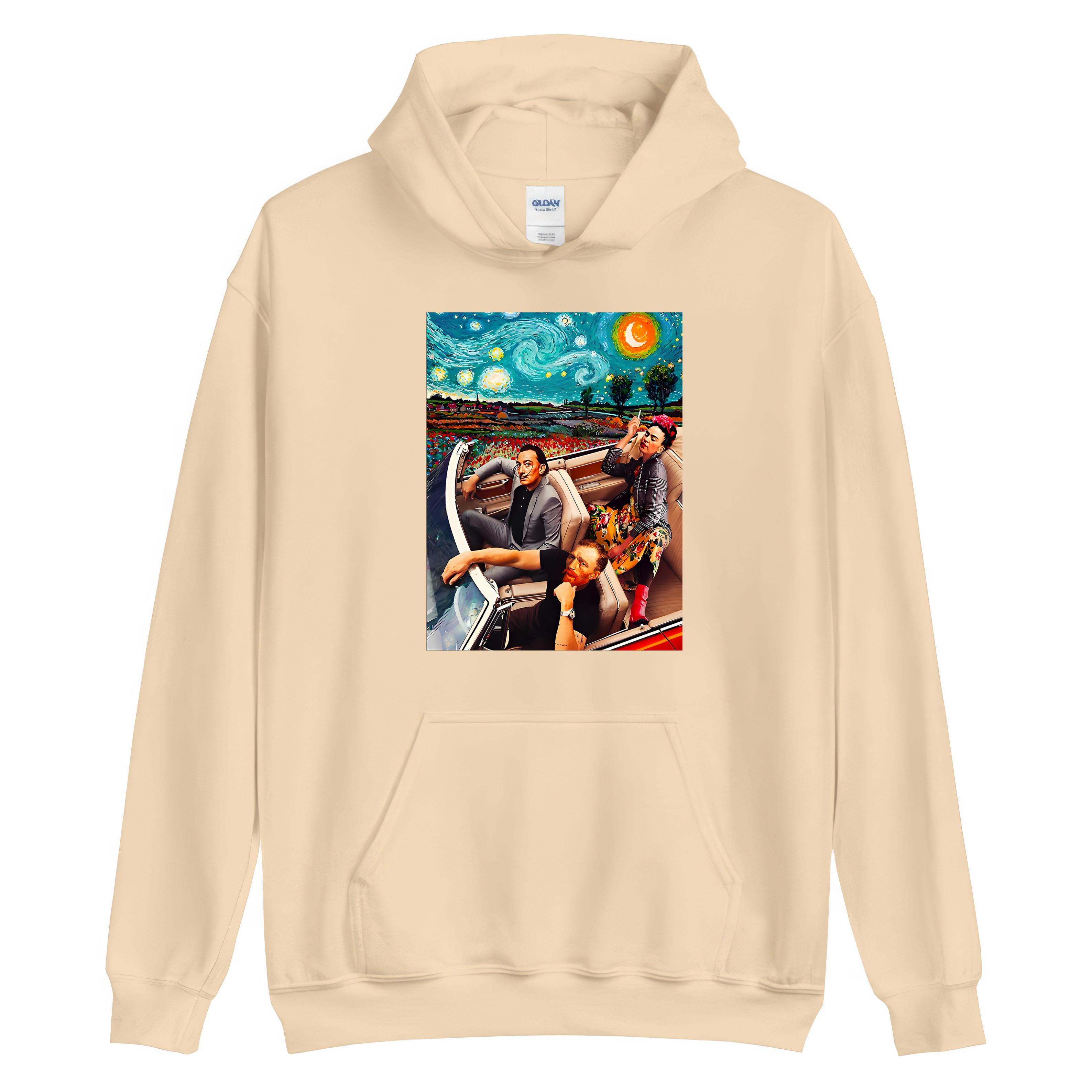 vintage Salvador Dali And Vincent Van Gogh And Frida Kahlo In Car ...