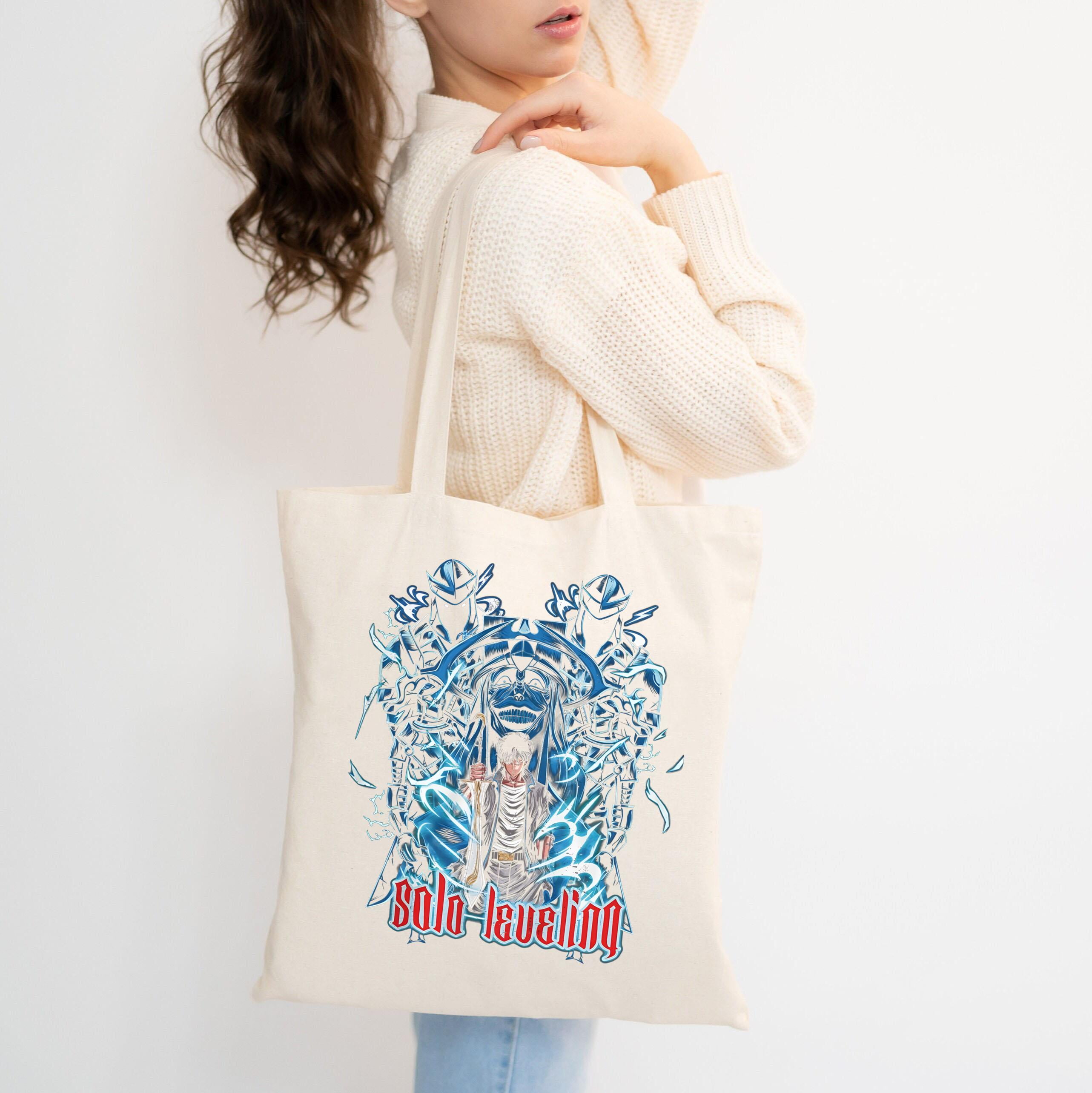 vintage Solo Leveling T-Bag, Only I Level Up, manga, anime, South ...