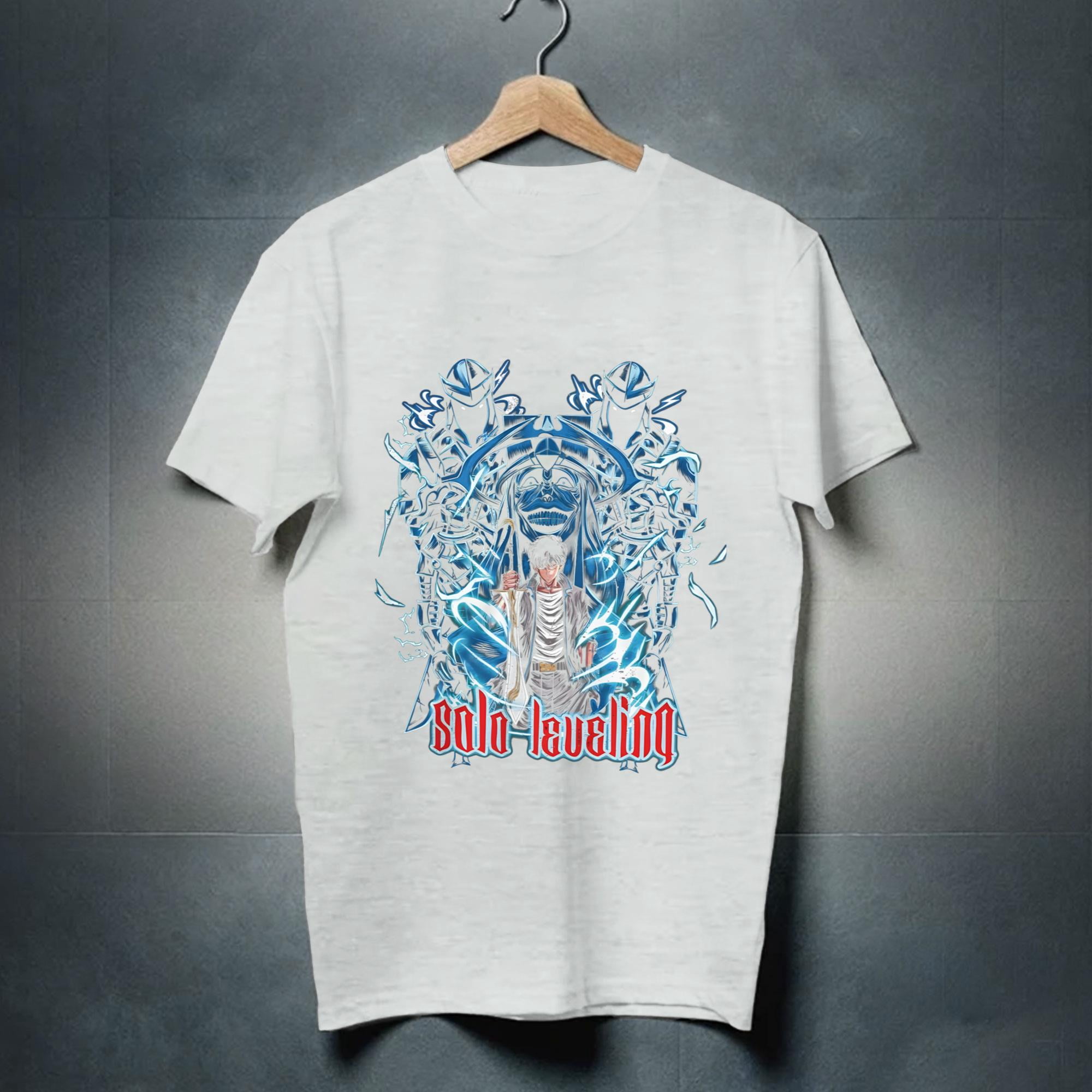 vintage Solo Leveling T-shirt, Only I Level Up, manga, anime, South ...