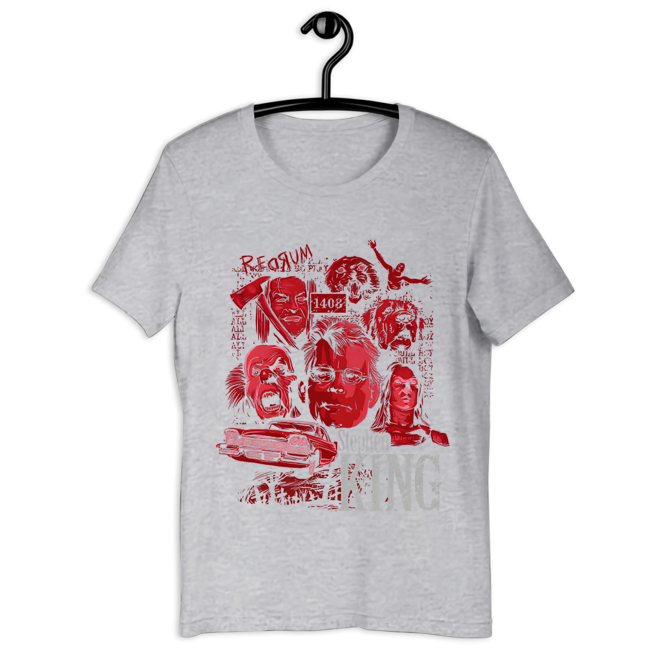 vintage Stephen King Horror Collage T-Shirt - Iconic Horror Author Fan ...