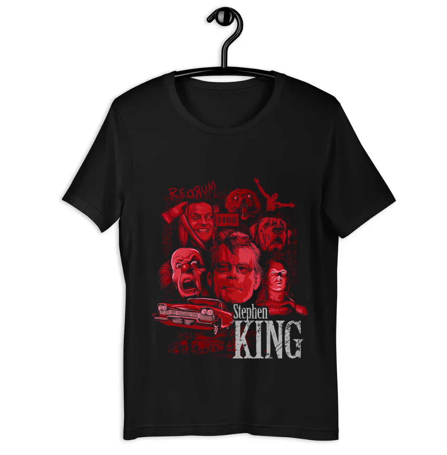 vintage Stephen King Horror Collage T-Shirt - Iconic Horror Author Fan ...