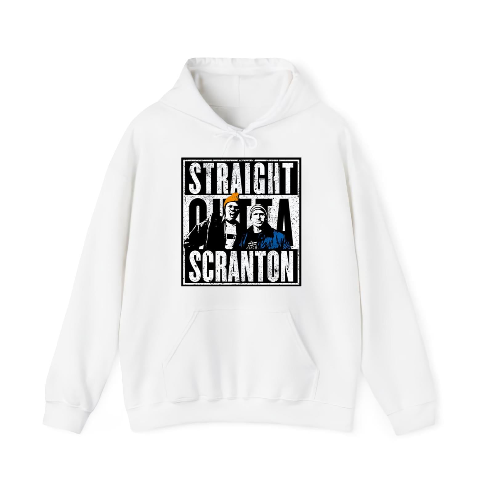 vintage Straight Outta Scranton Lazy The Office Dunder Mifflin Micheal ...