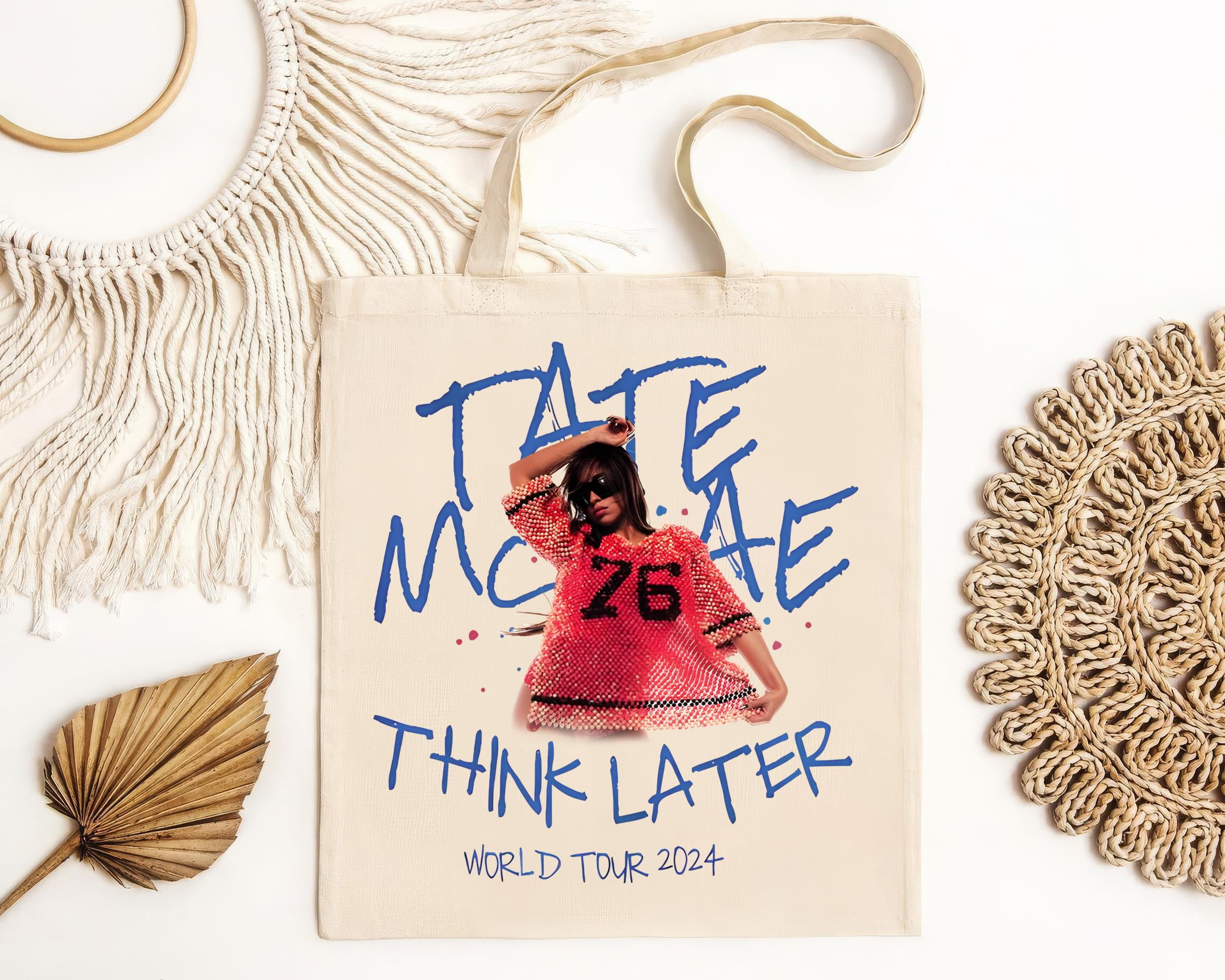 vintage Tate McRae 2024 Tour Bag, Graphic Tate McRae The Think Later ...