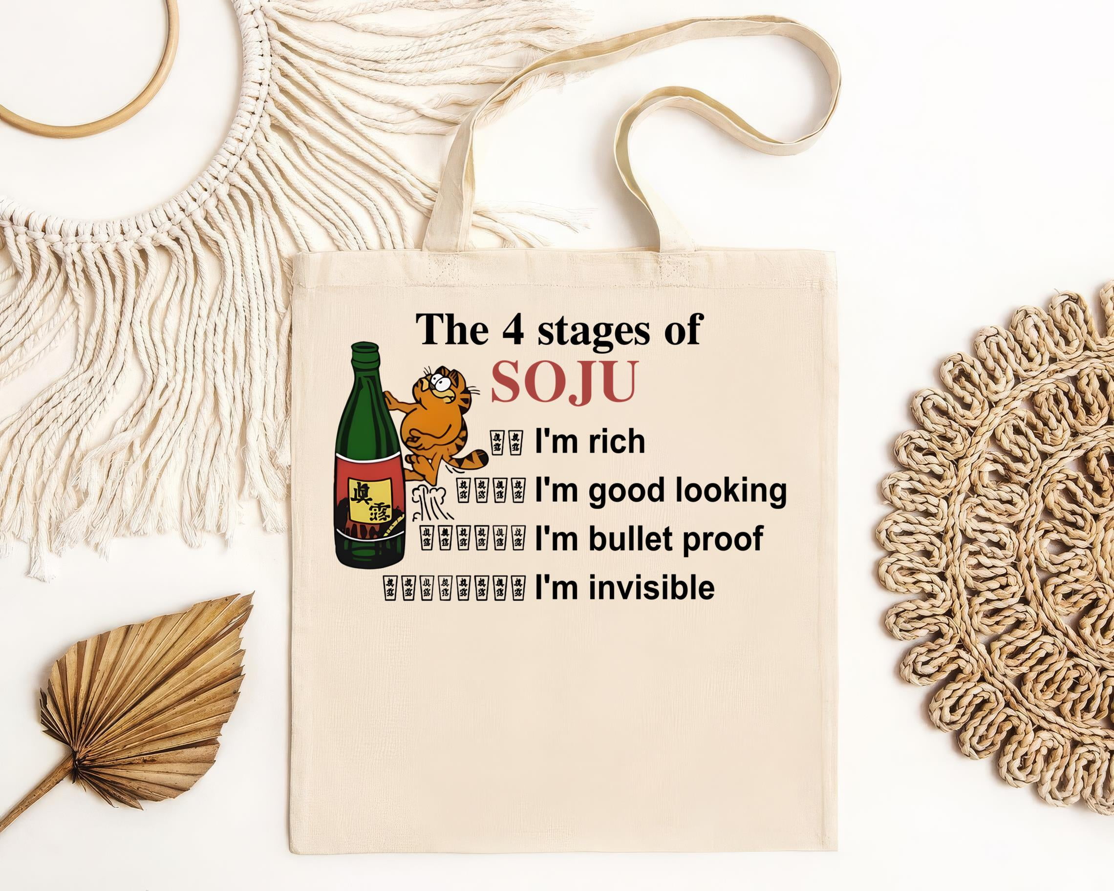 vintage The 4 Stages Of Soju Bag-TH48589 - Walmart.com