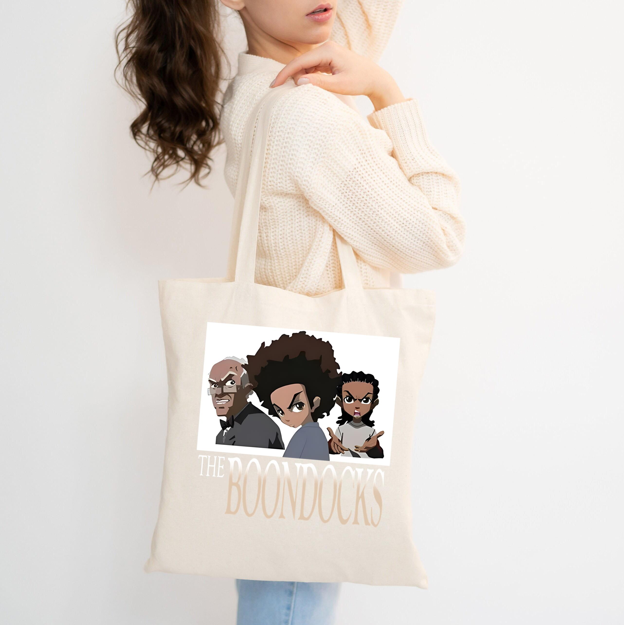 vintage The Boondocks American Animated Sitcom Cartoon TV Show Tote Bag ...