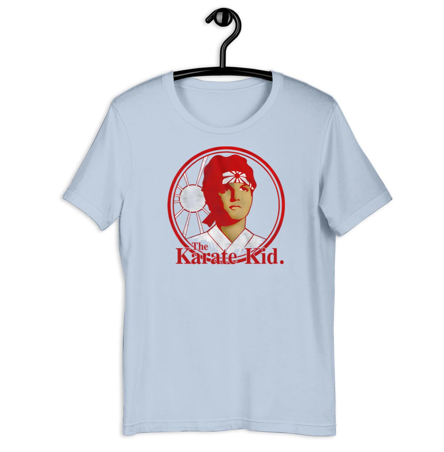 vintage The Karate Kid Red Circe Logo Heather Charcoal Shirts-TH44001 ...