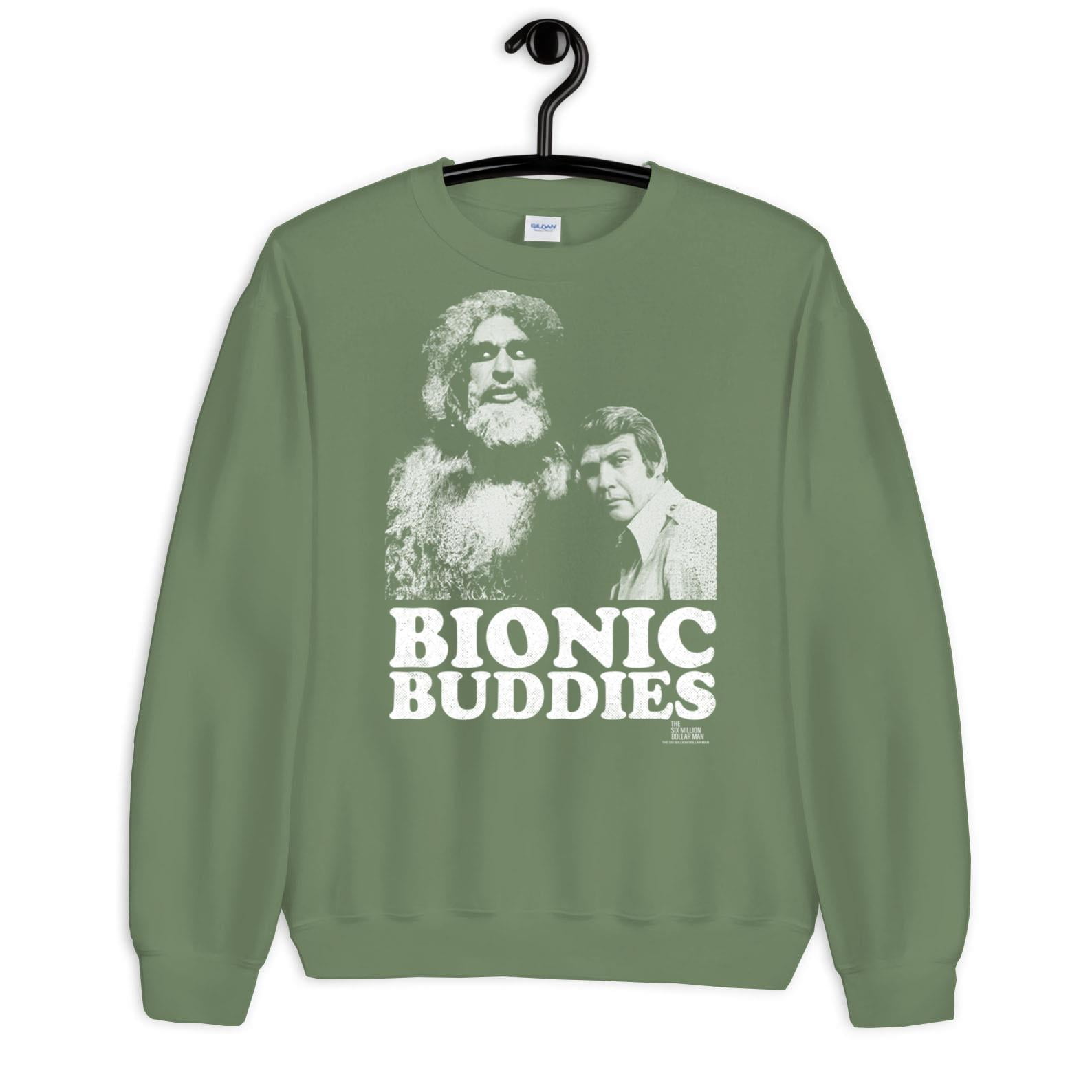 vintage The Six Million Dollar Man Bionic Buddies T Shirt Mens Licensed ...