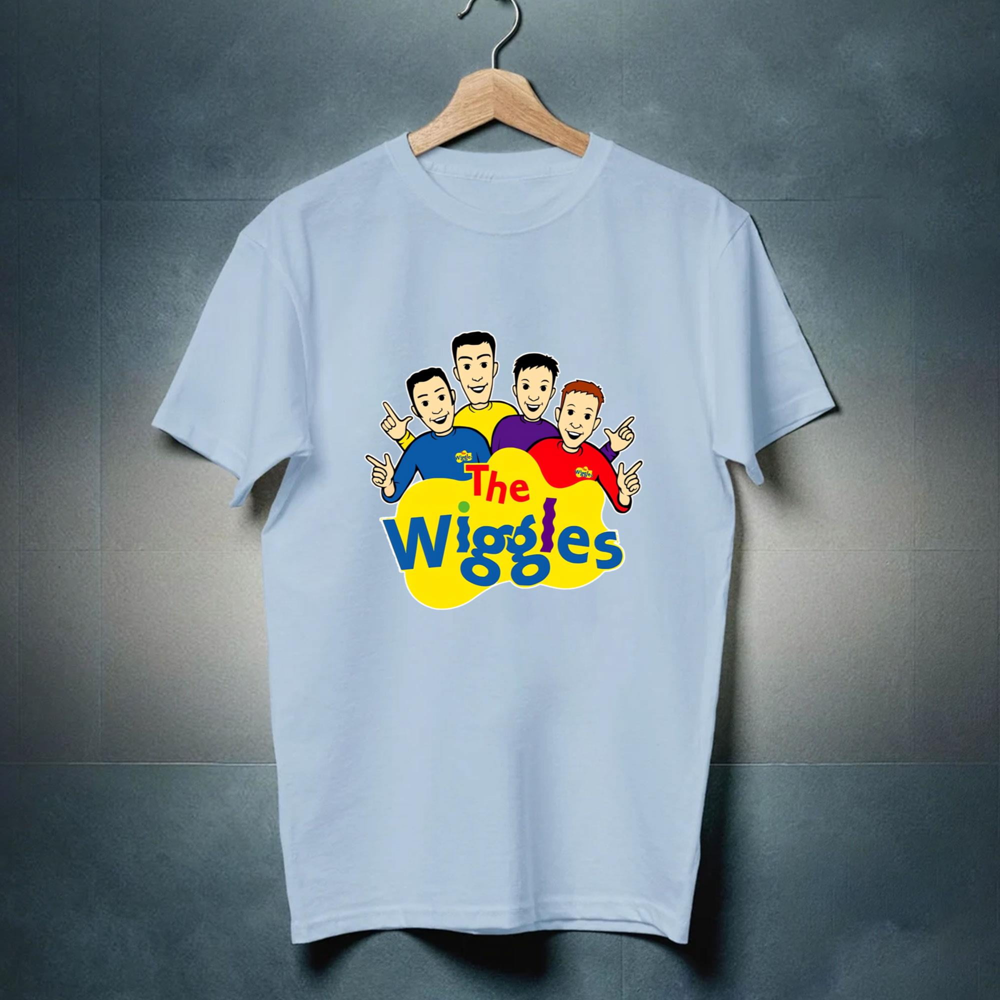 vintage The Wiggles Chibi logo Adult Short-Sleeve T-Shirt-TH25592 ...