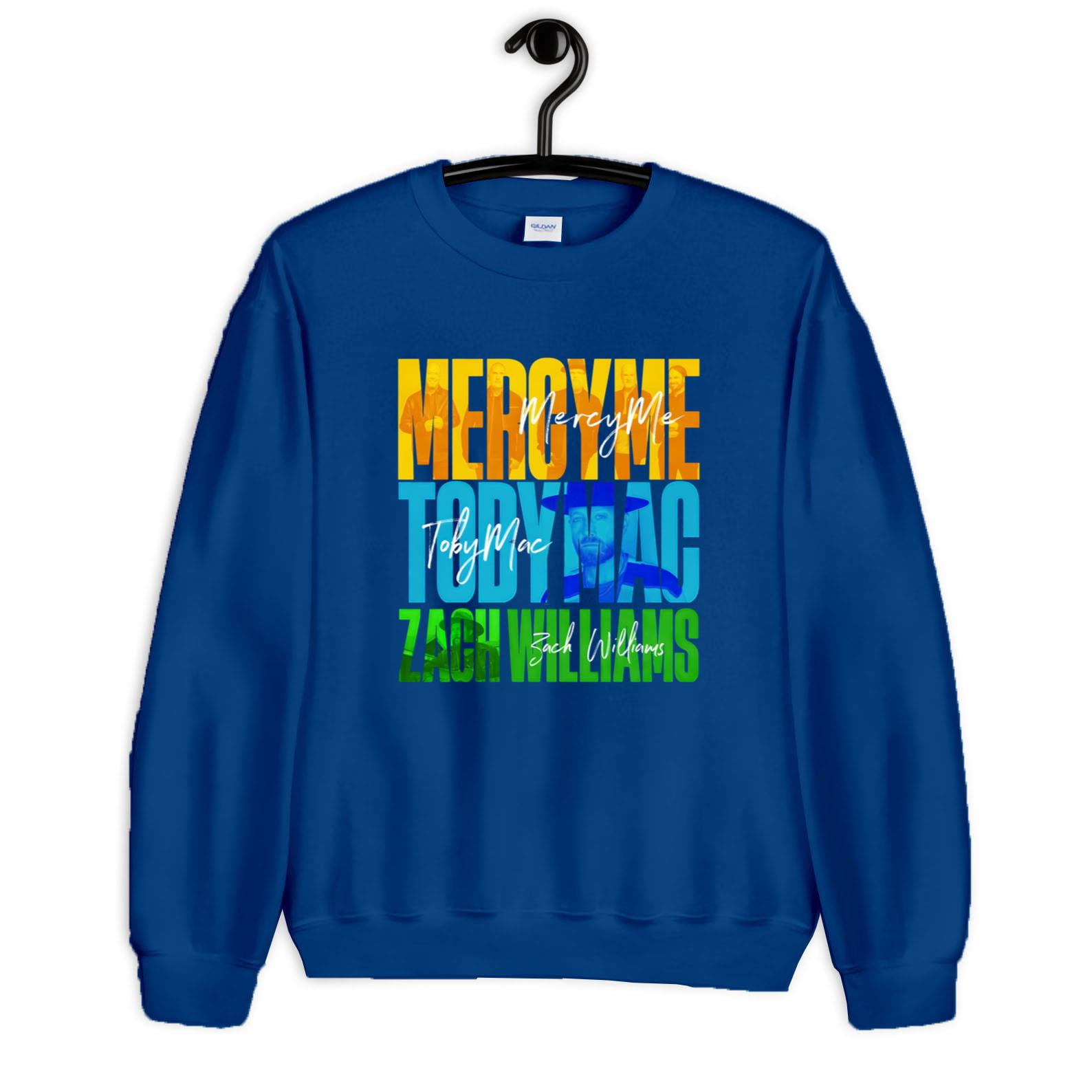 vintage TobyMac MercyMe and Zach Williams 2024 Tour Shirt MercyMe ...