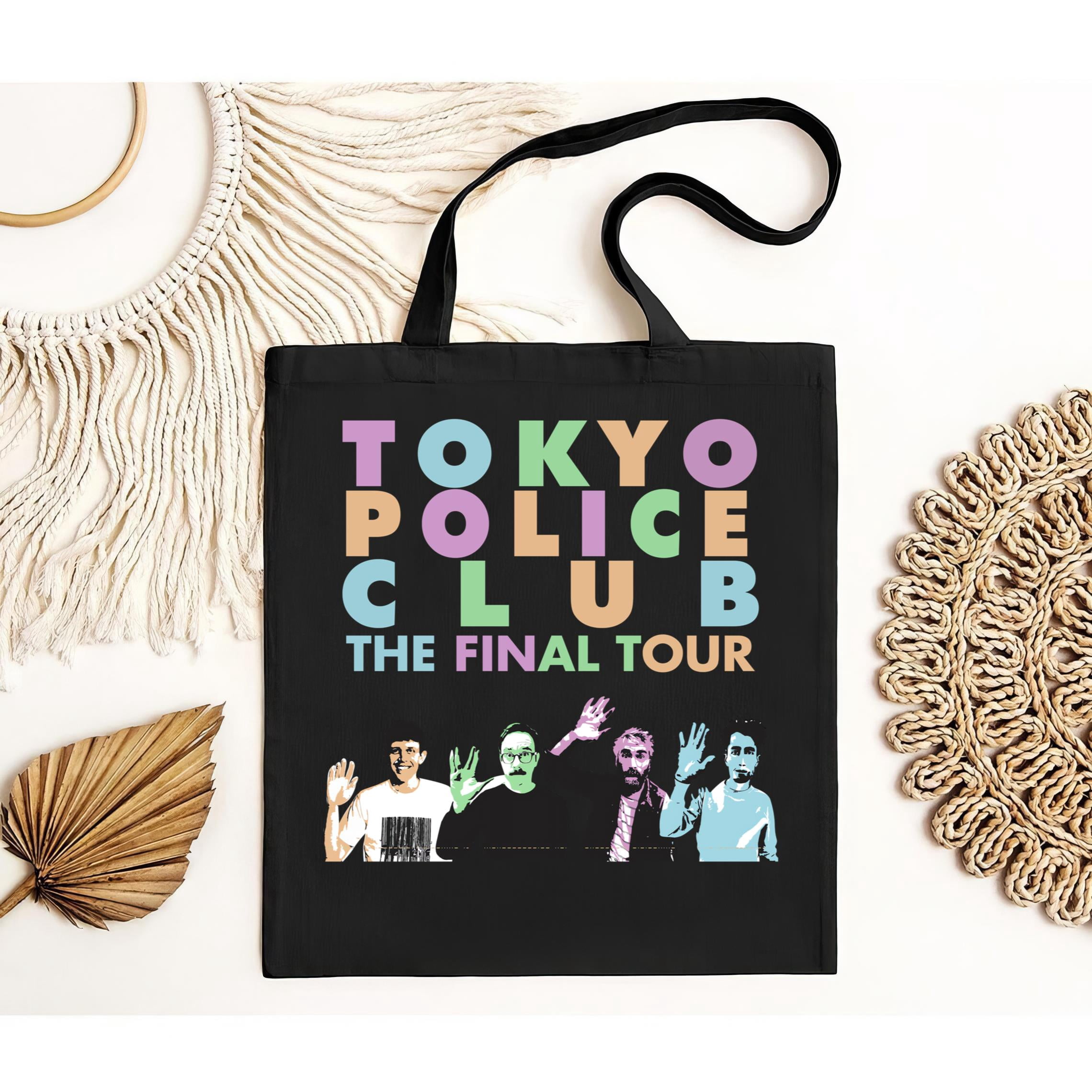 vintage Tokyo Police Club - Final Tour 2024 Bag, Tokyo Police Club Band ...