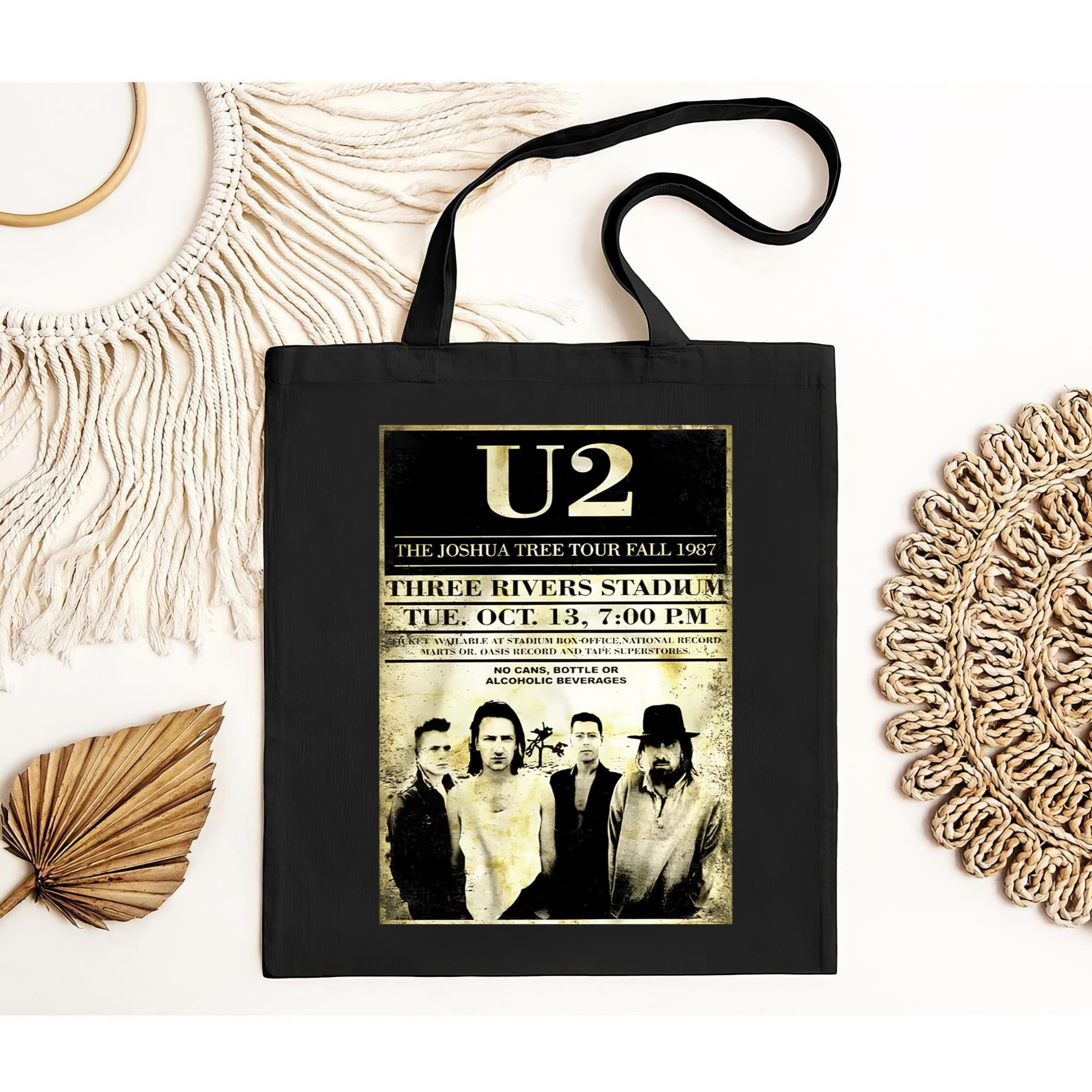 vintage U2 Joshua Tree Poster 80s Tote Bag - U2 Bag, U2 T Bag, U2 TBag, U2 Band , Classic Rock ...
