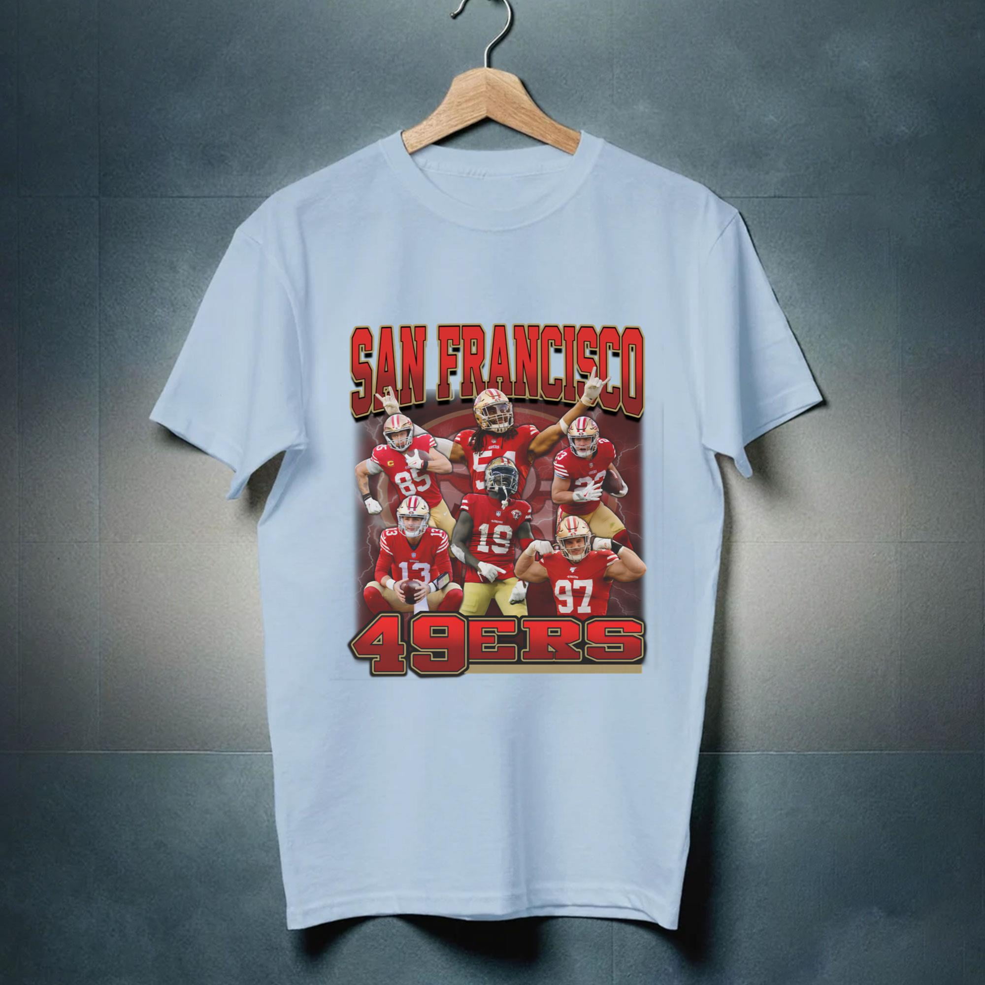 vintage Unisex Short Sleeves Tee Samuel Deebo, Mccaffrey, Brock Purdy ...