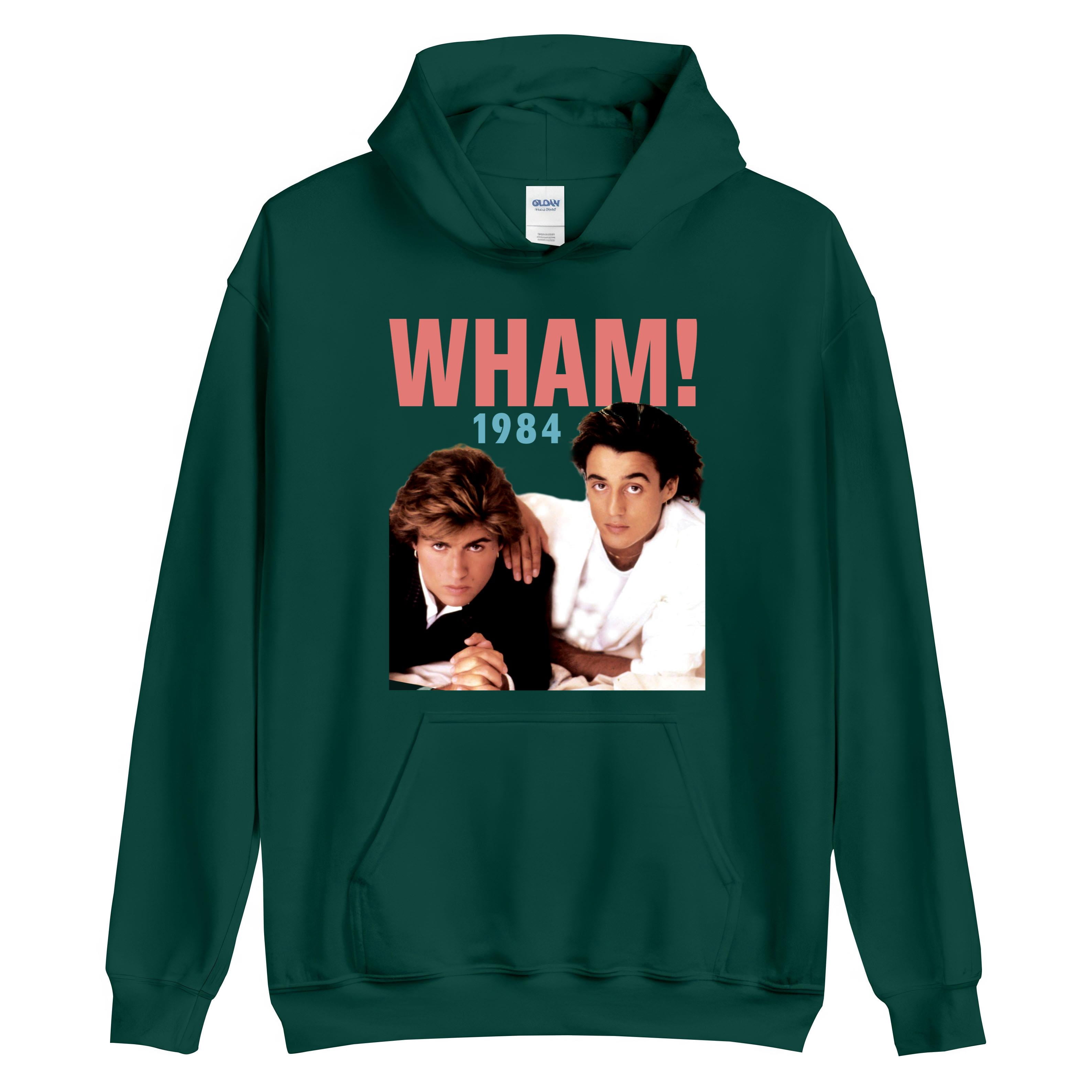 vintage VTG 1984 WHAM George Michael Andrew Ridgeley Shirt Full Size ...