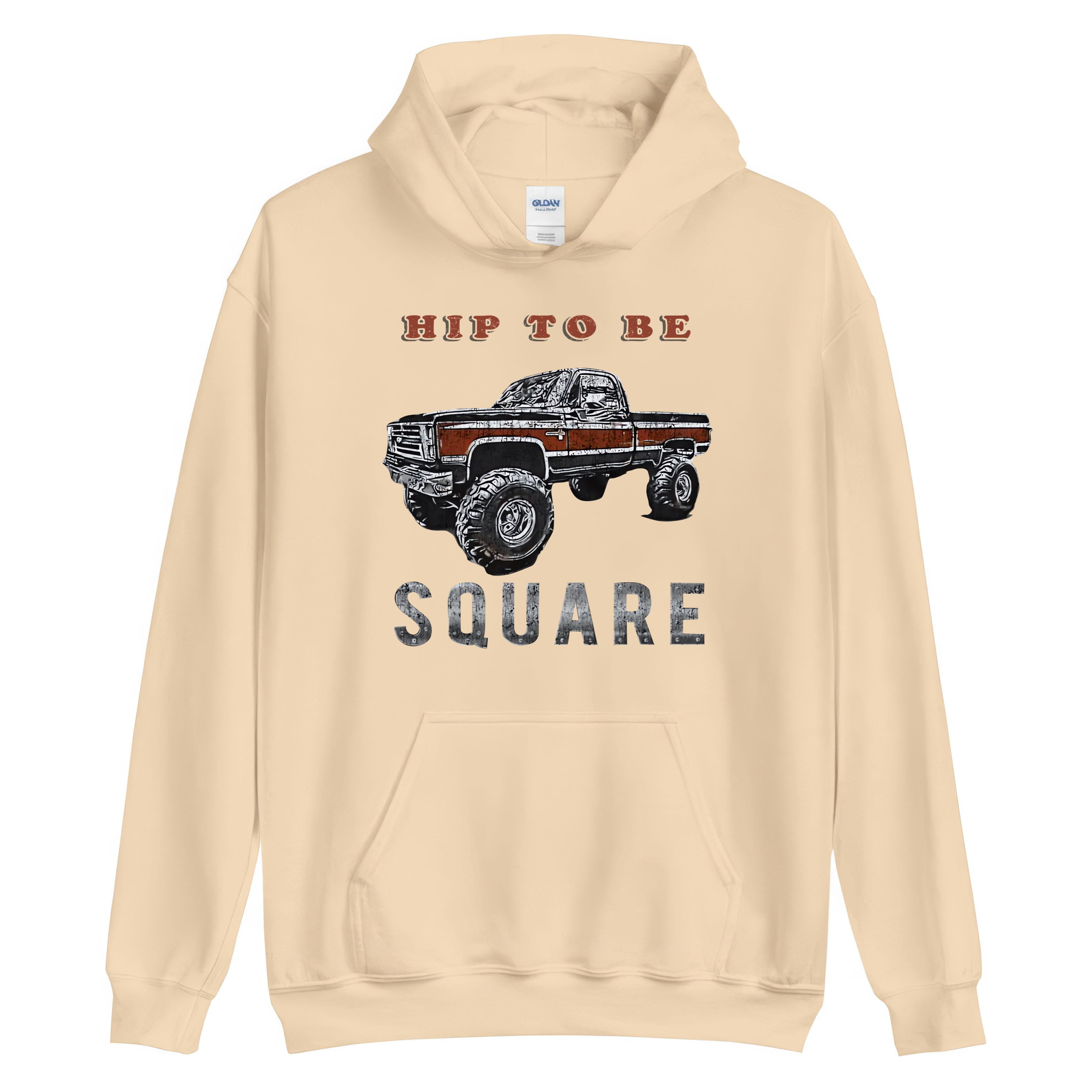 vintage Vintage Chevy Hip To Be Square Body Lifted Truck T-shirt 4X4 ...