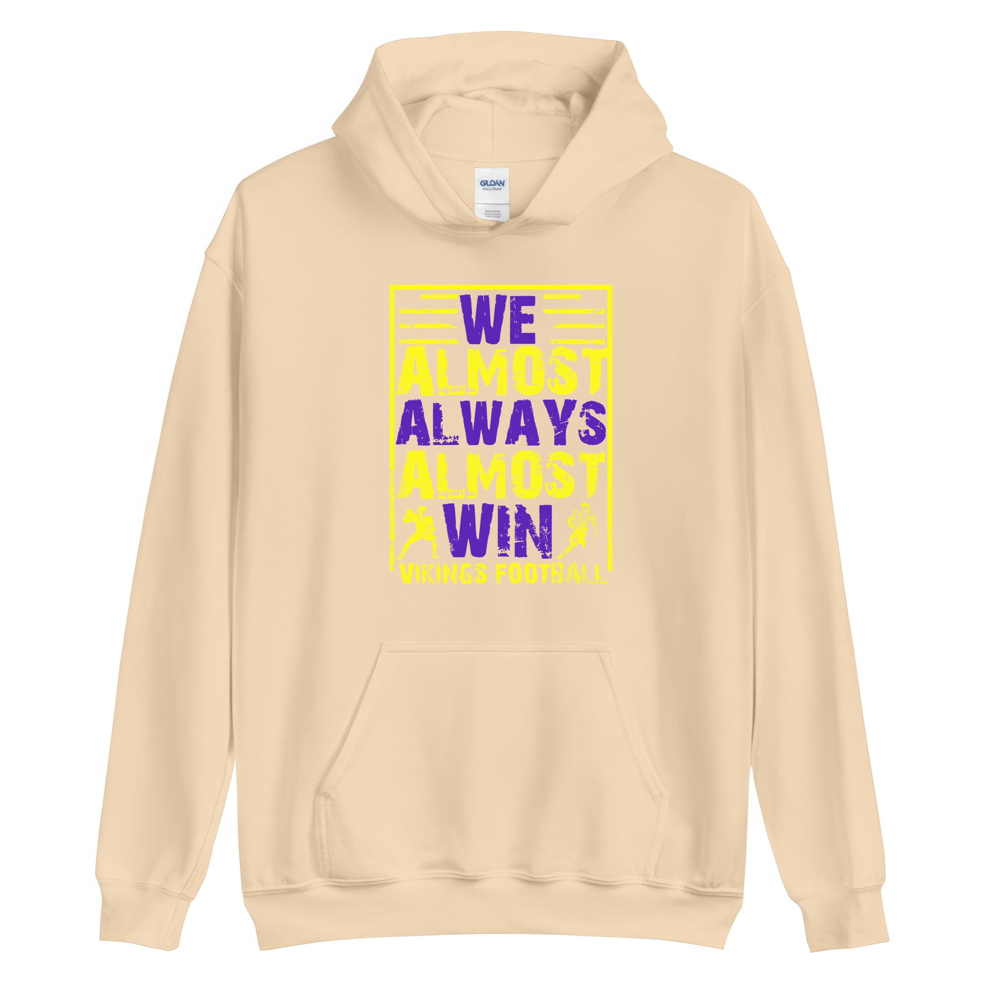 vintage We Almost Always Almost Win Funny Vikings Footballs Shirt ...