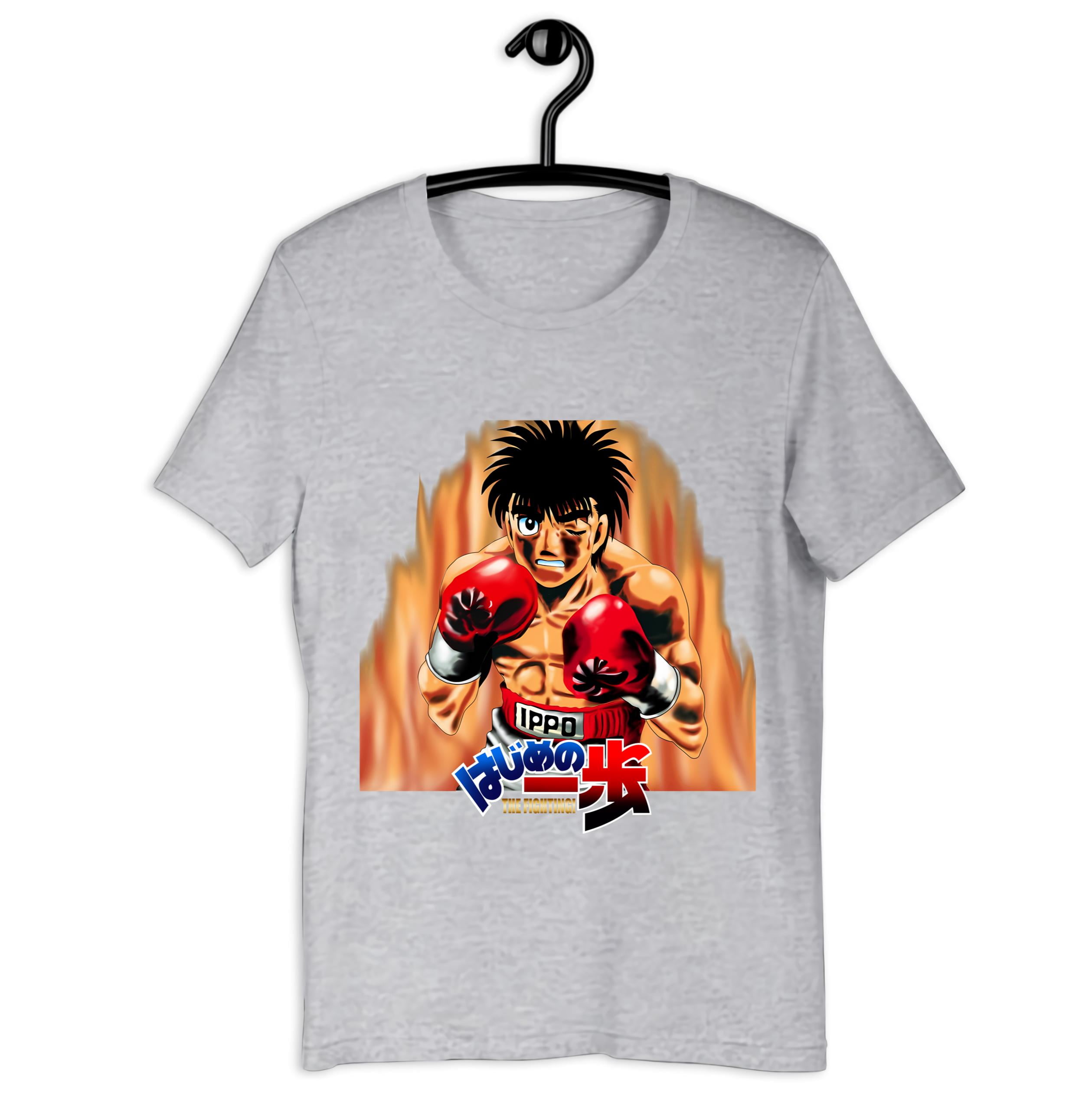 vintage ZZZ-Clothing, Ippo Hajime No Ippo Manga Anime Men's Black T ...