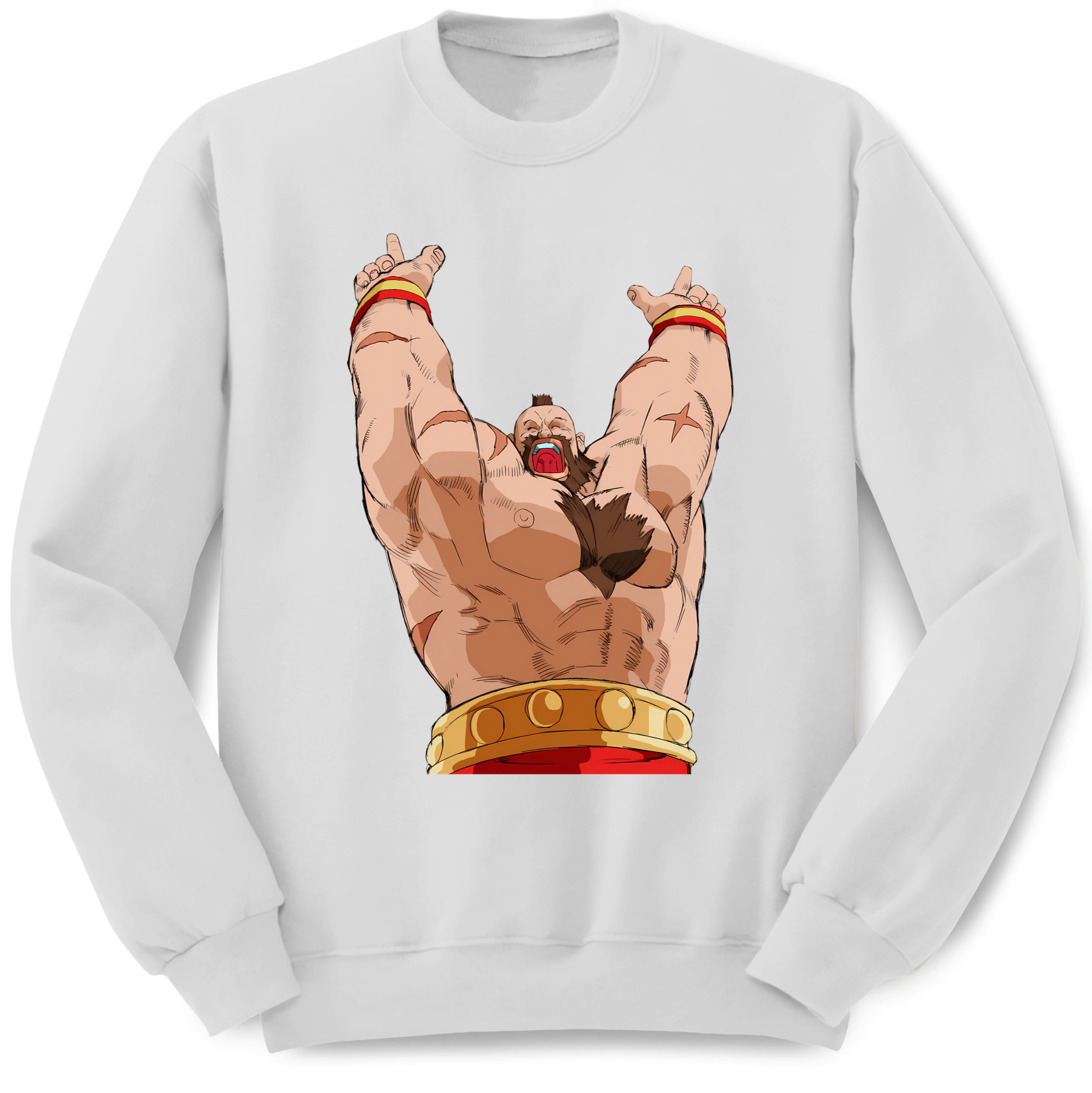 vintage Zangief Win Pose MVC Premium Unisex T-shirt (Vectorized Design ...