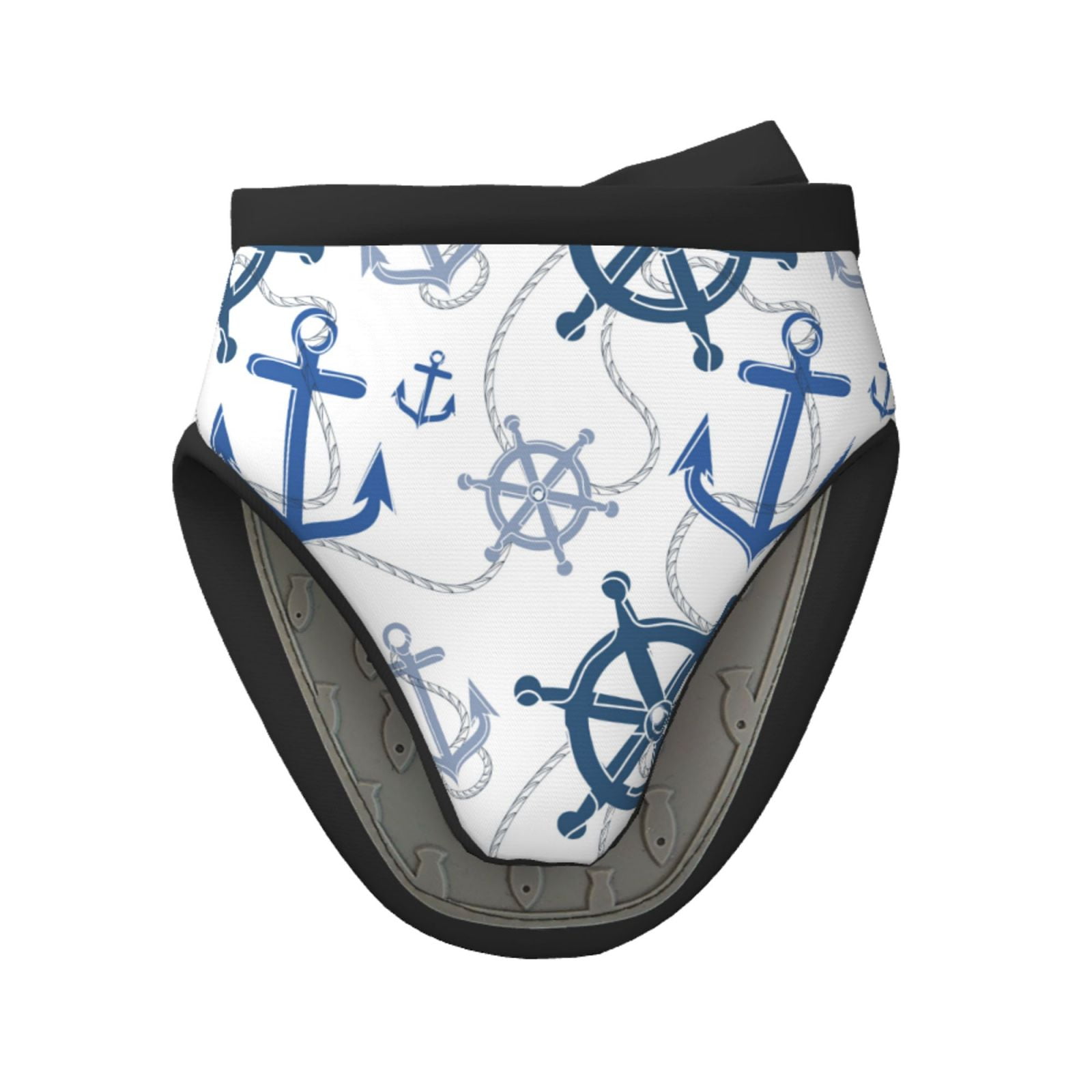 vintage anchor rope rudder blue Oven Mitts Heat Resistant, Soft Lining ...