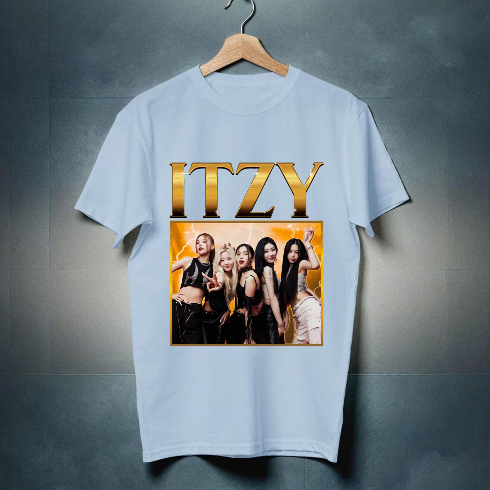 vintage casual everyday t-shirt, Itzy Classic Tee - Kpop Shirt - Itzy ...