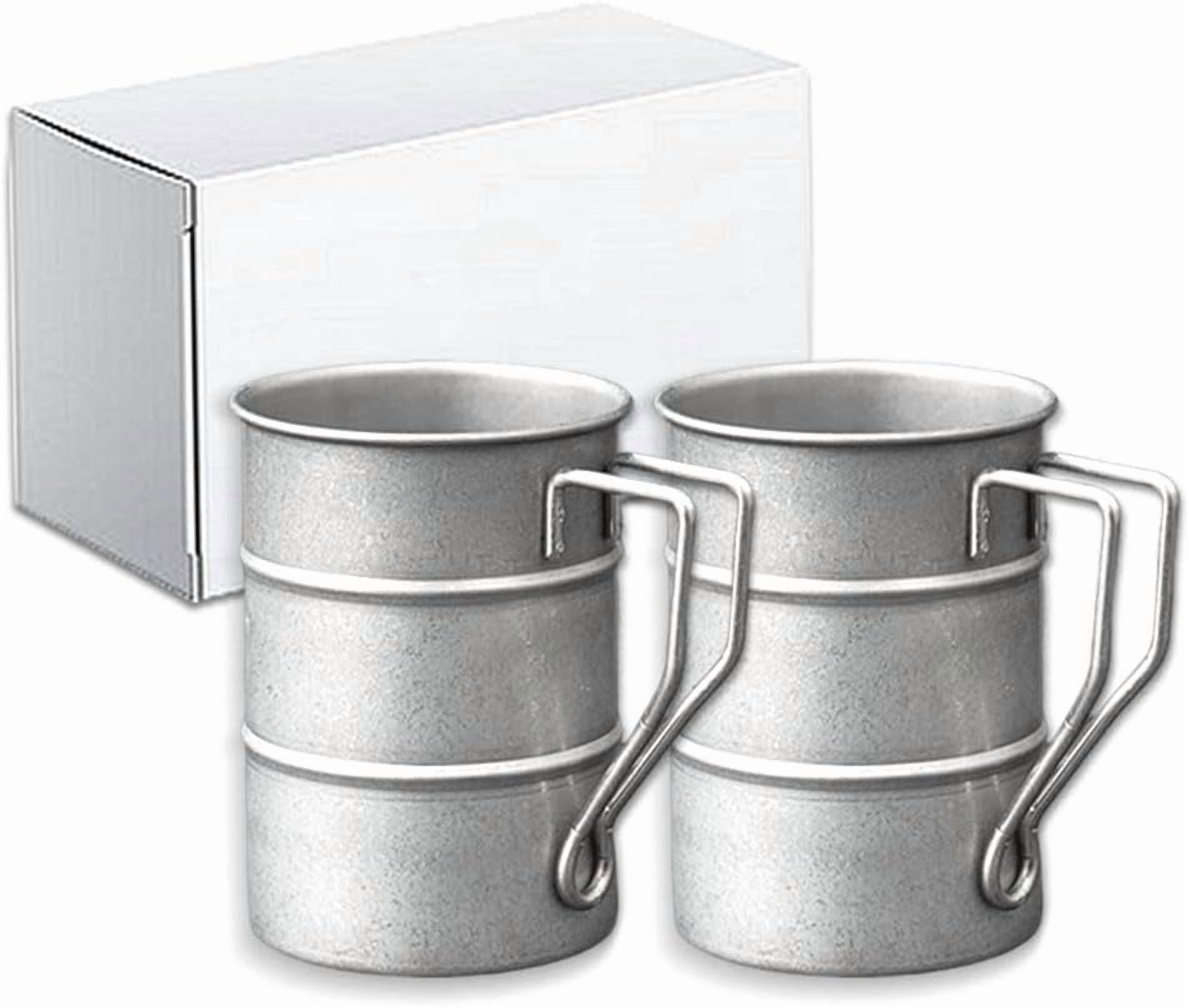 vintage coffee mugs stainless steel mug with handle camping coffee mugs ...