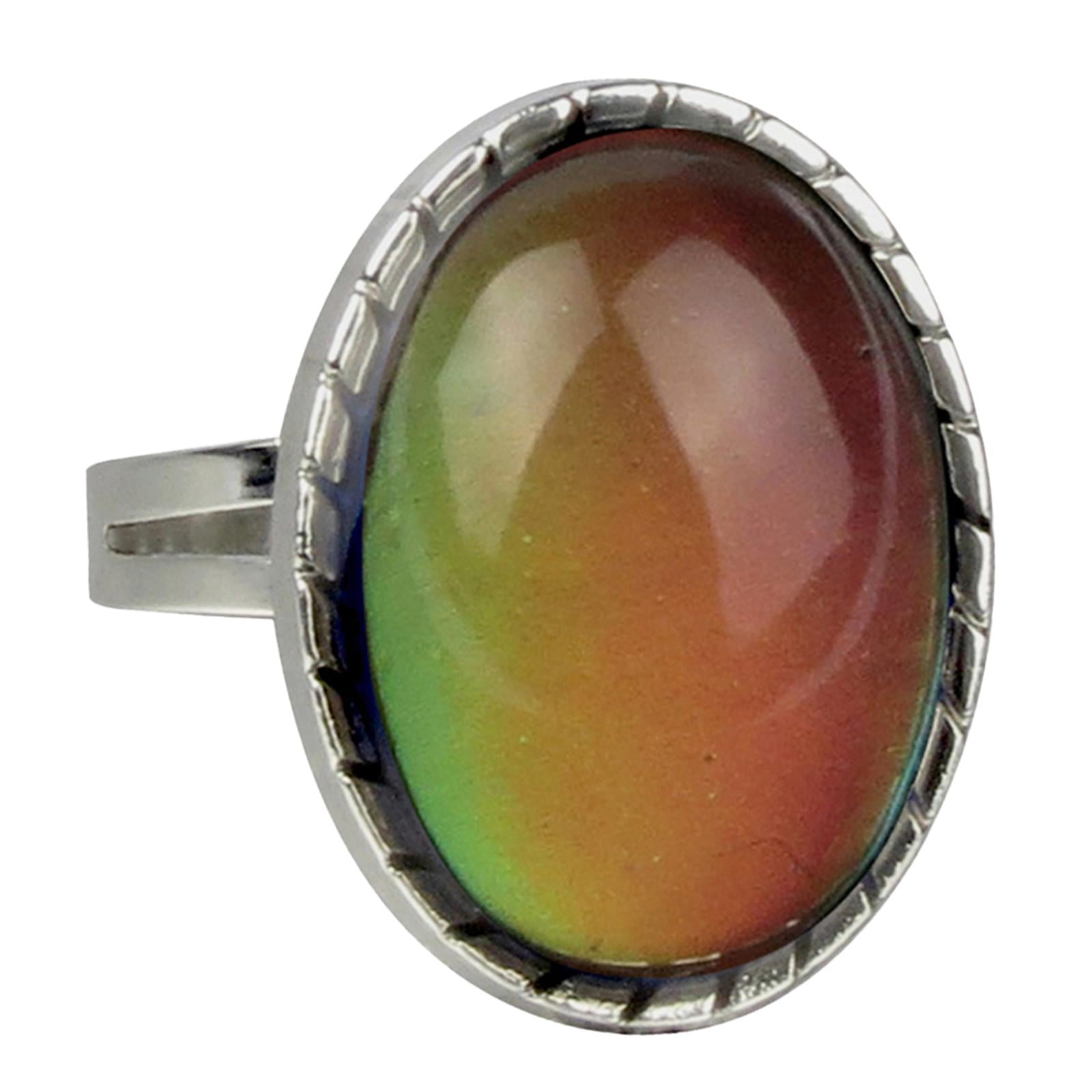 vintage style Retro 70s Oval Mood Changeable Emotion Feeling - Walmart.com