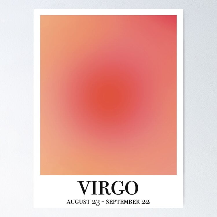 virgo gradient aura UNFRAMED Poster, 8x12 - Walmart.com