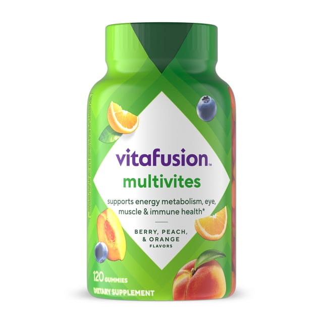 vitafusion MultiVites Gummy Multivitamins for Adults with 10% More ...